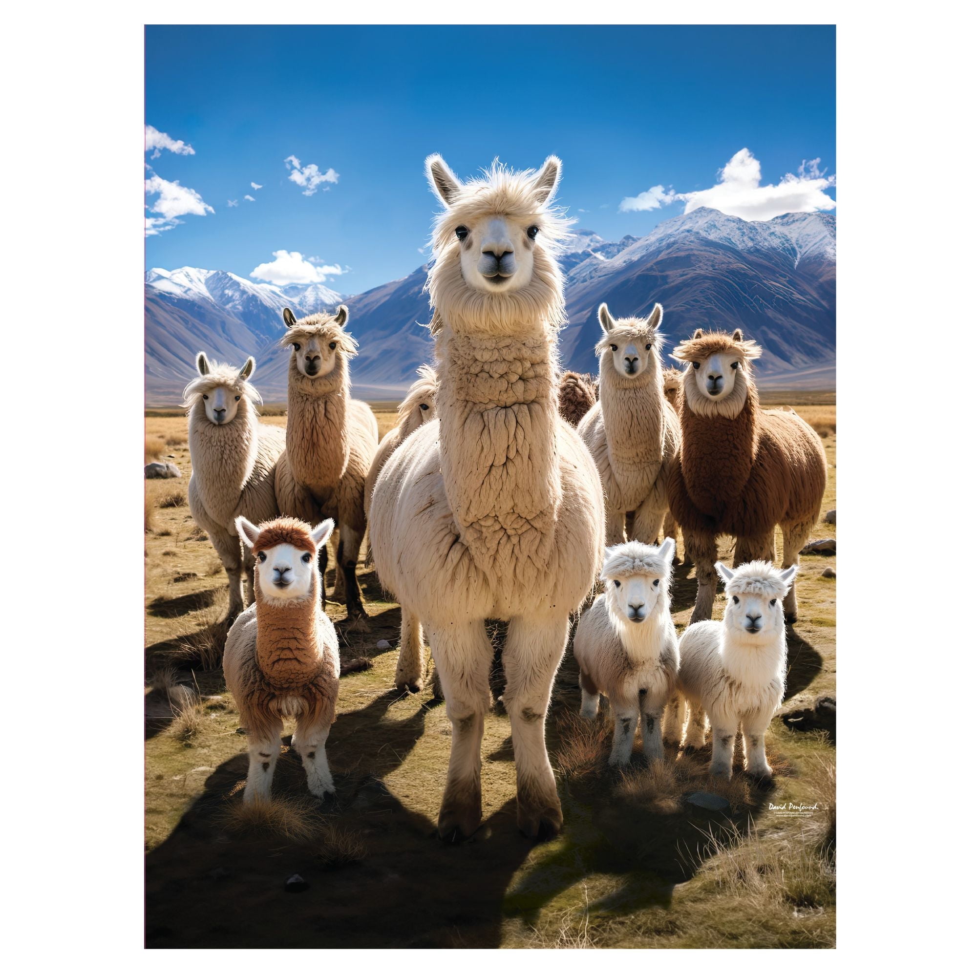 3D LiveLife Llamarama Wall Art by Deluxebase – Lenticular 3D Llama ...