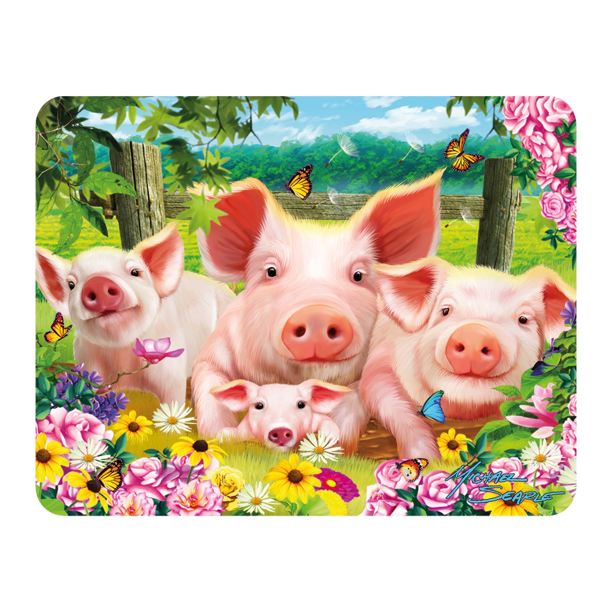 3D LiveLife Magnet - Pig Pen from Deluxebase: Lenticular 3D Pig Fridge ...