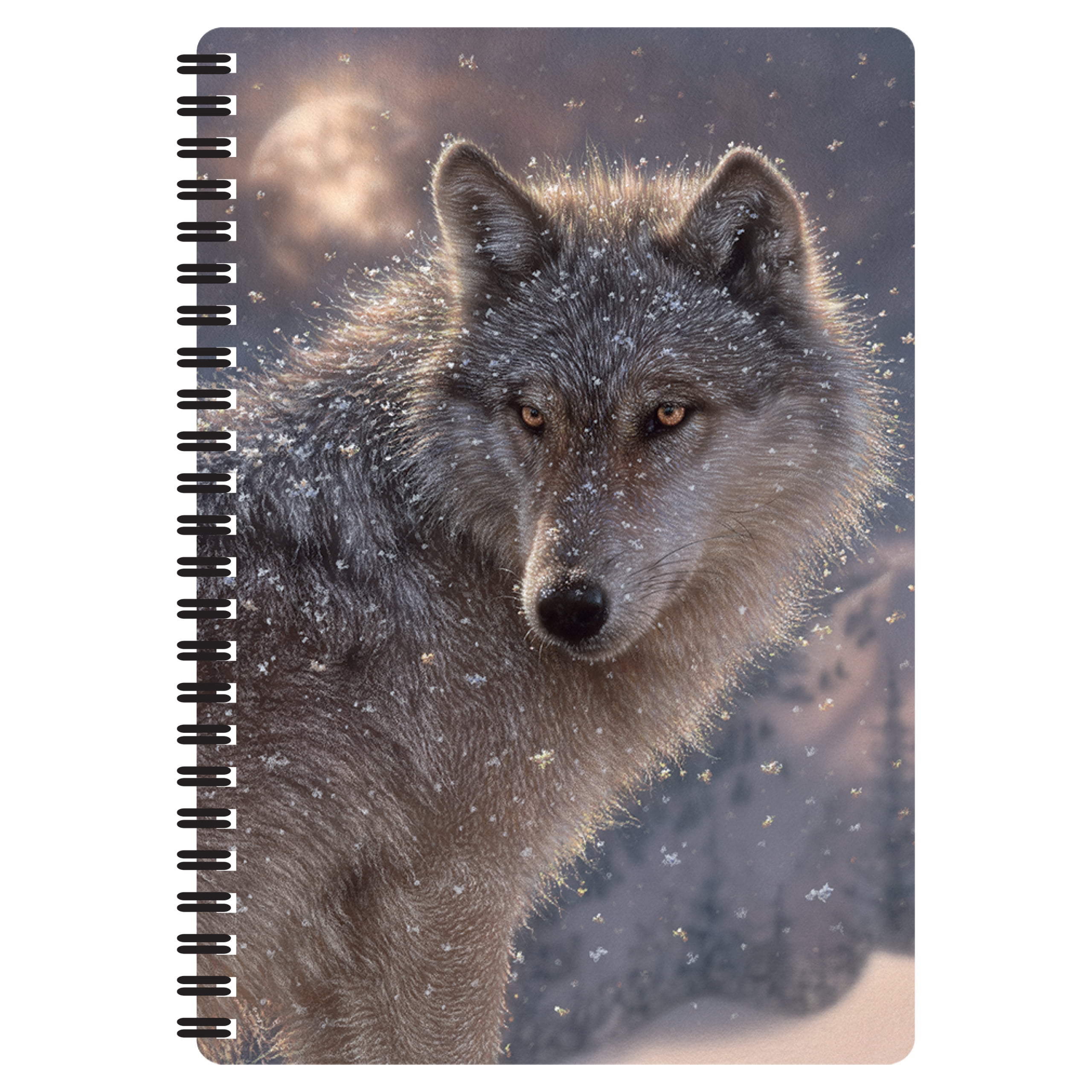 3D LiveLife Notebook - Lone Wolf from Deluxebase. 80 Page Lined ...