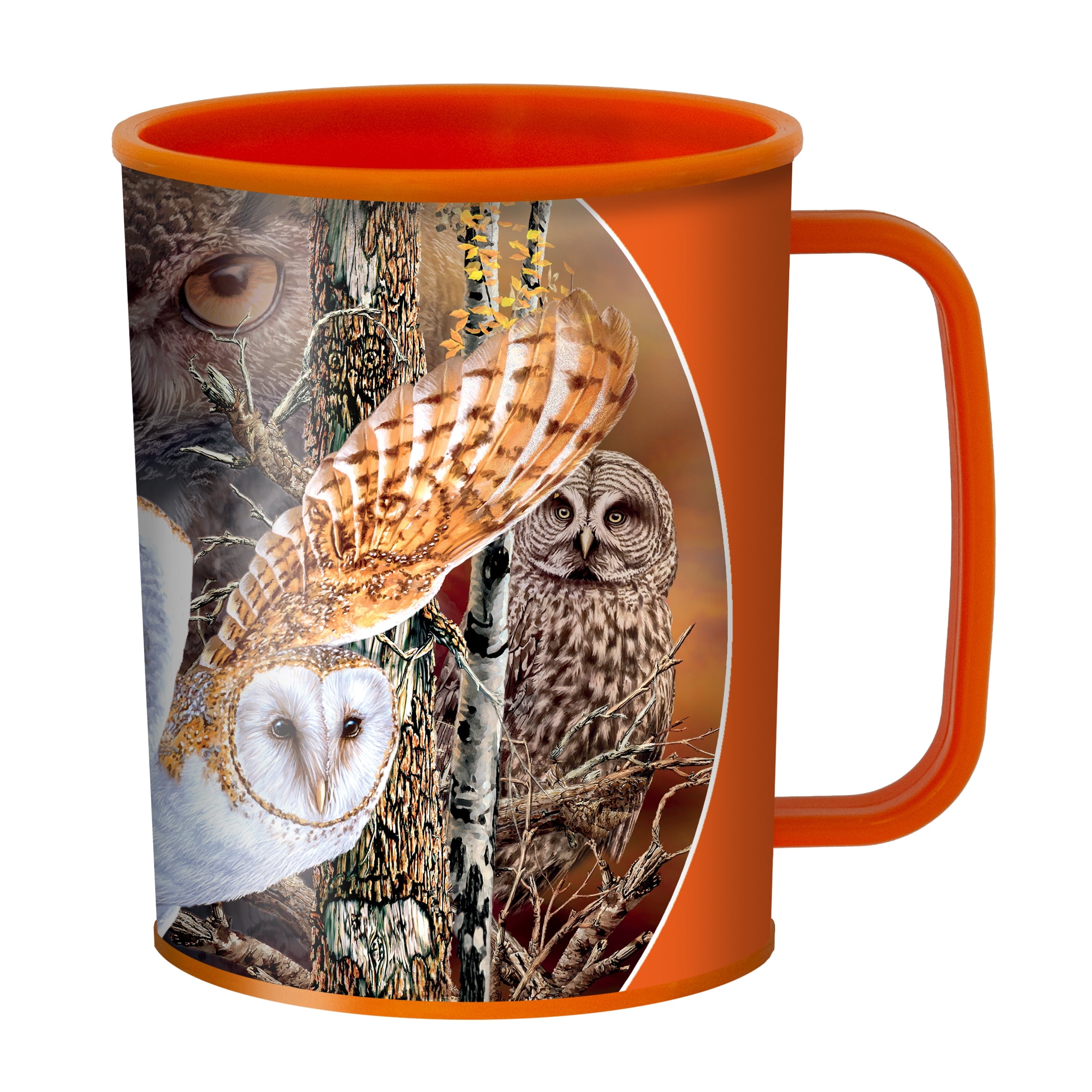 3D LiveLife Owl Cup by Deluxebase – 10oz Lenticular Wildlife Kids Cup ...