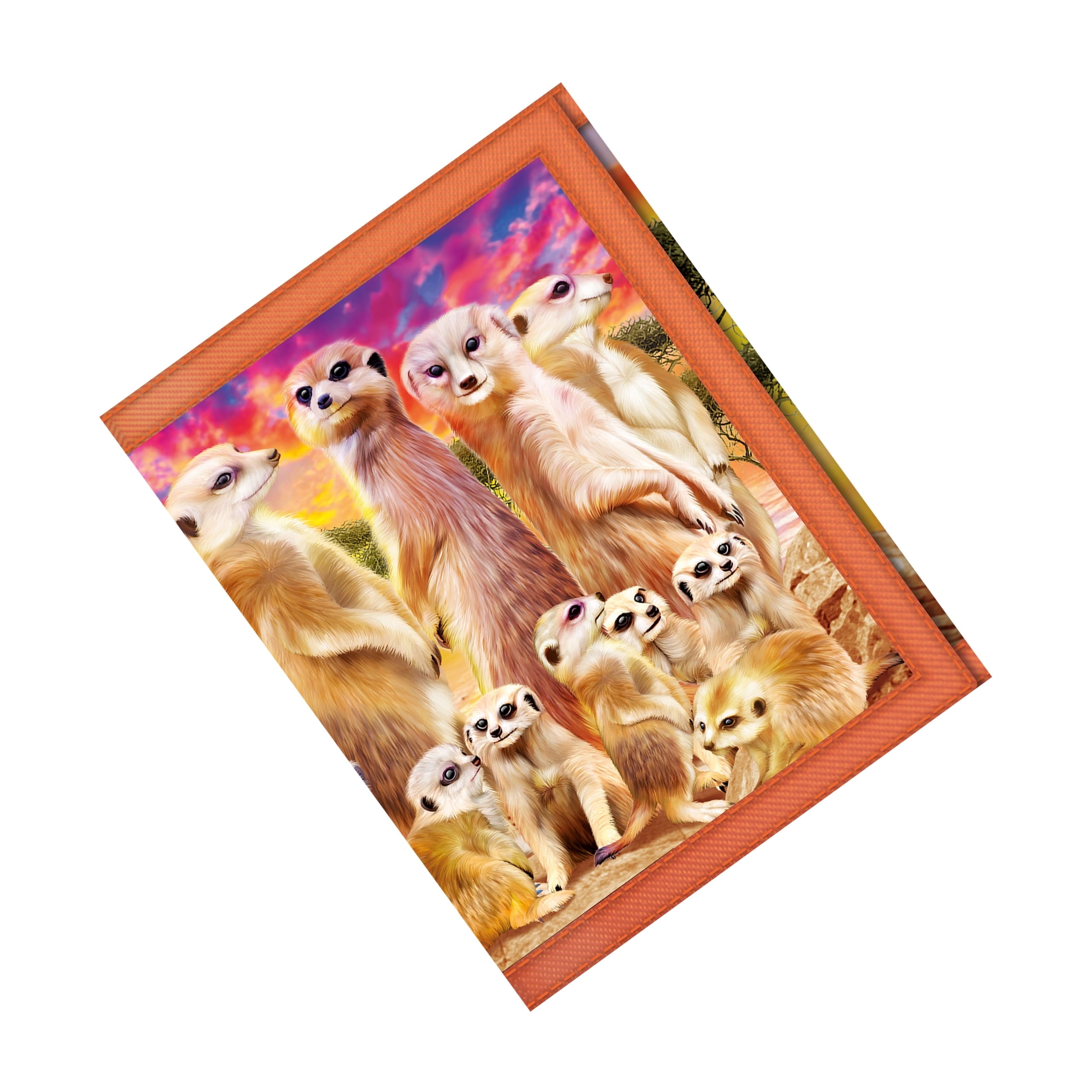 3D LiveLife Wallet - Cool Meerkats from Deluxebase Lenticular 3D Wallet ...