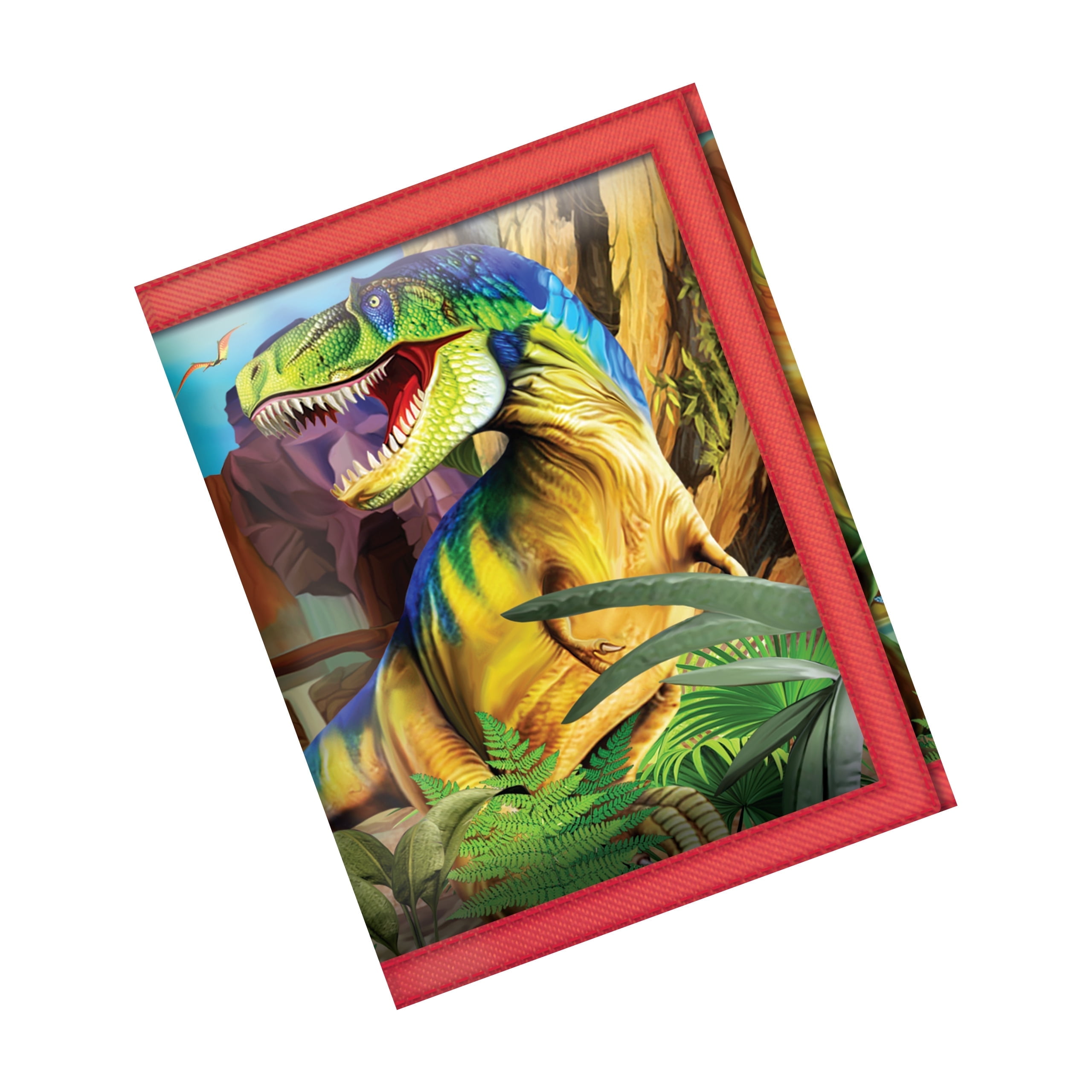 3D Dino Smiles Wallet by Deluxebase – Lenticular 3D Dinosaur Wallet for ...