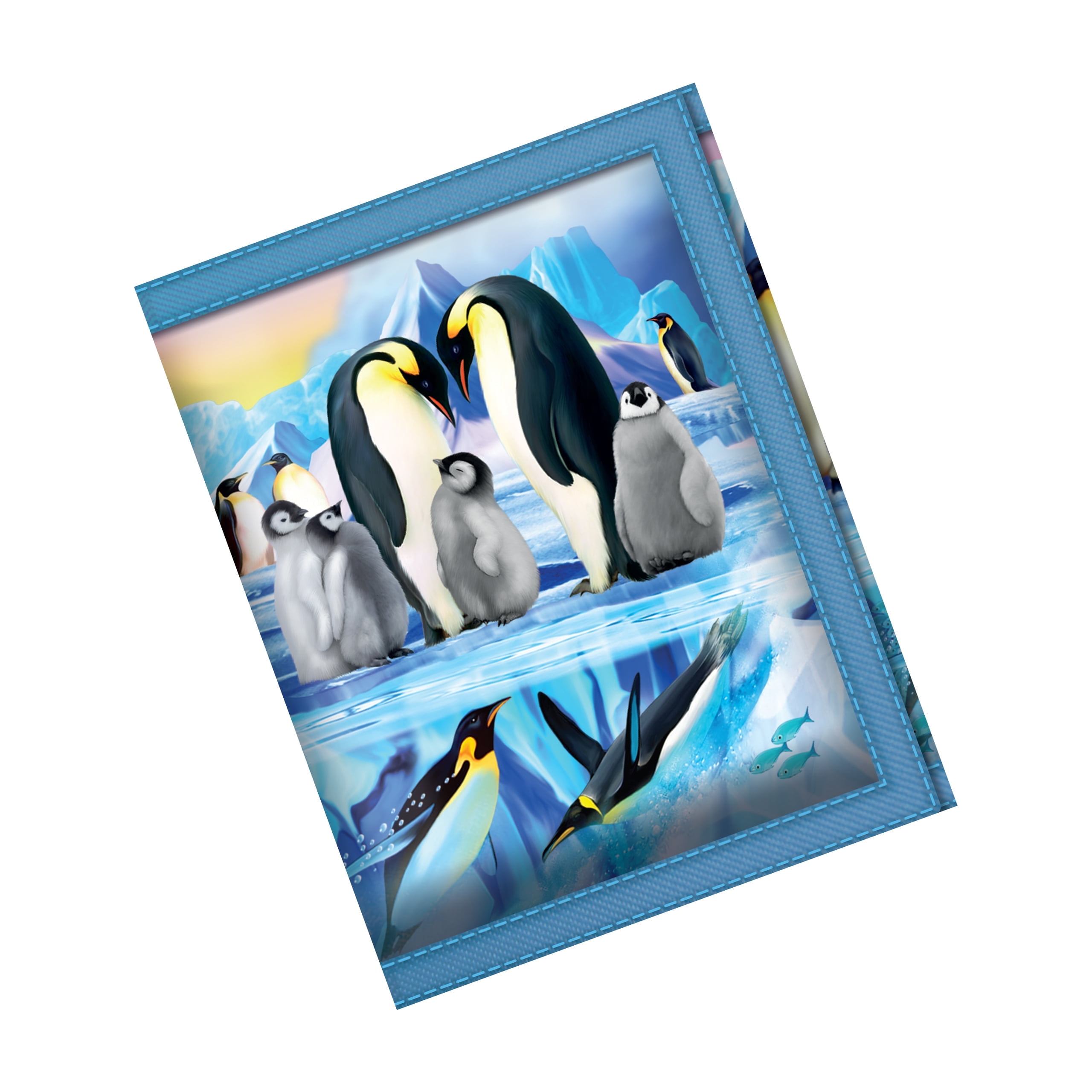 3D LiveLife Wallet – Penguin Plunge by Deluxebase | Lenticular 3D Ocean ...