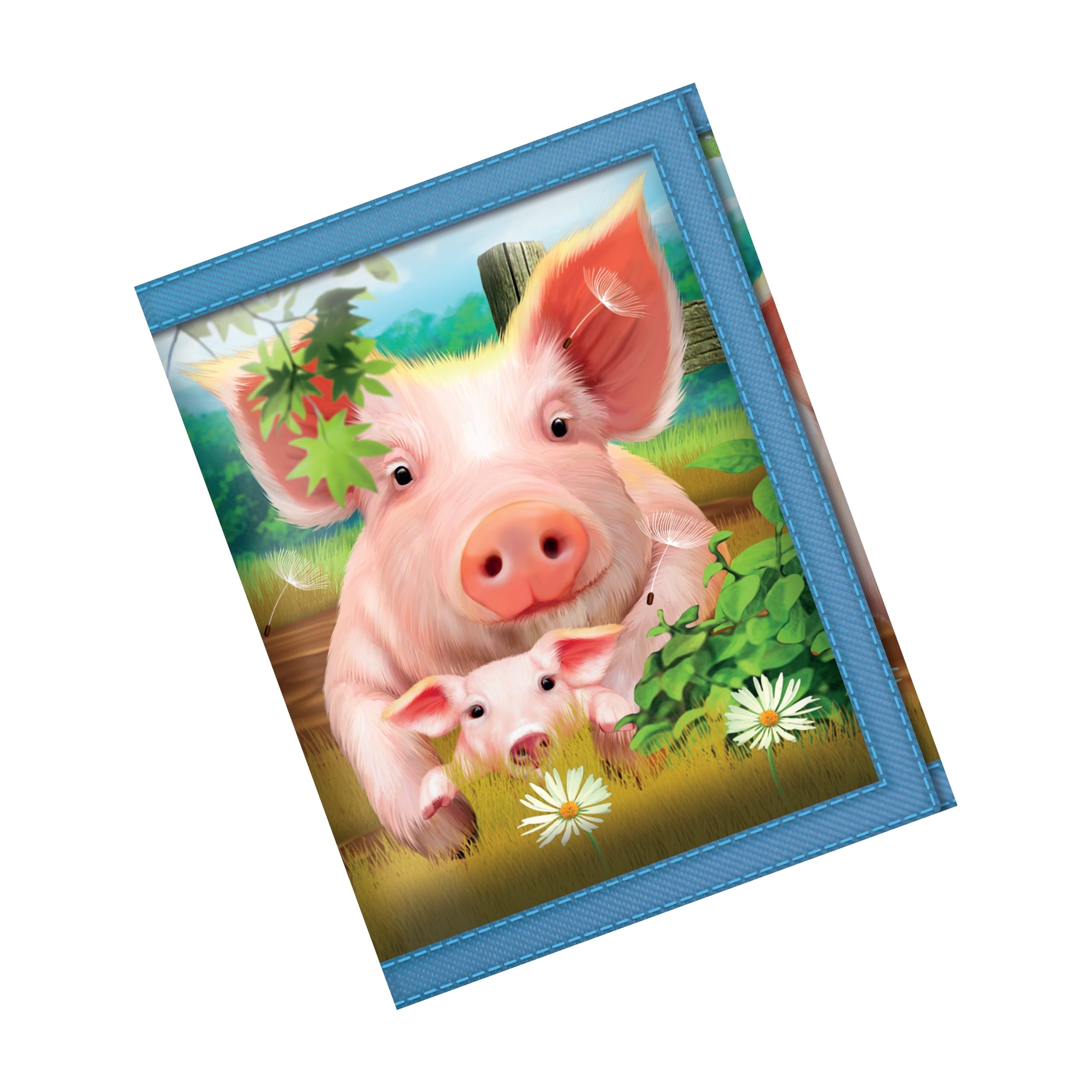 3D LiveLife Wallet - Pig Pen Farm Lenticular 3D Wallet by Michael ...