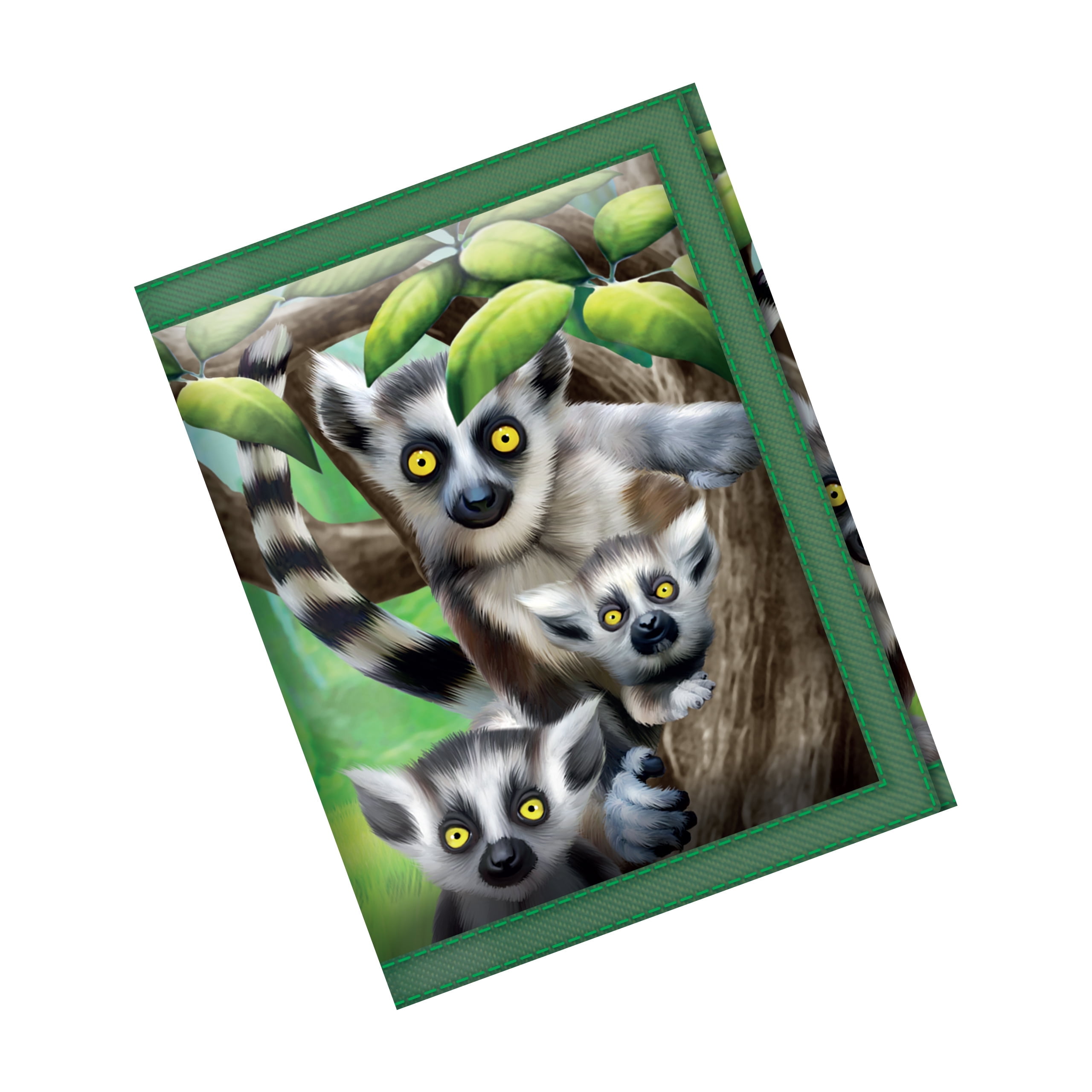 3D LiveLife Lemur Designed Wallets by Deluxebase. Compact money case ...