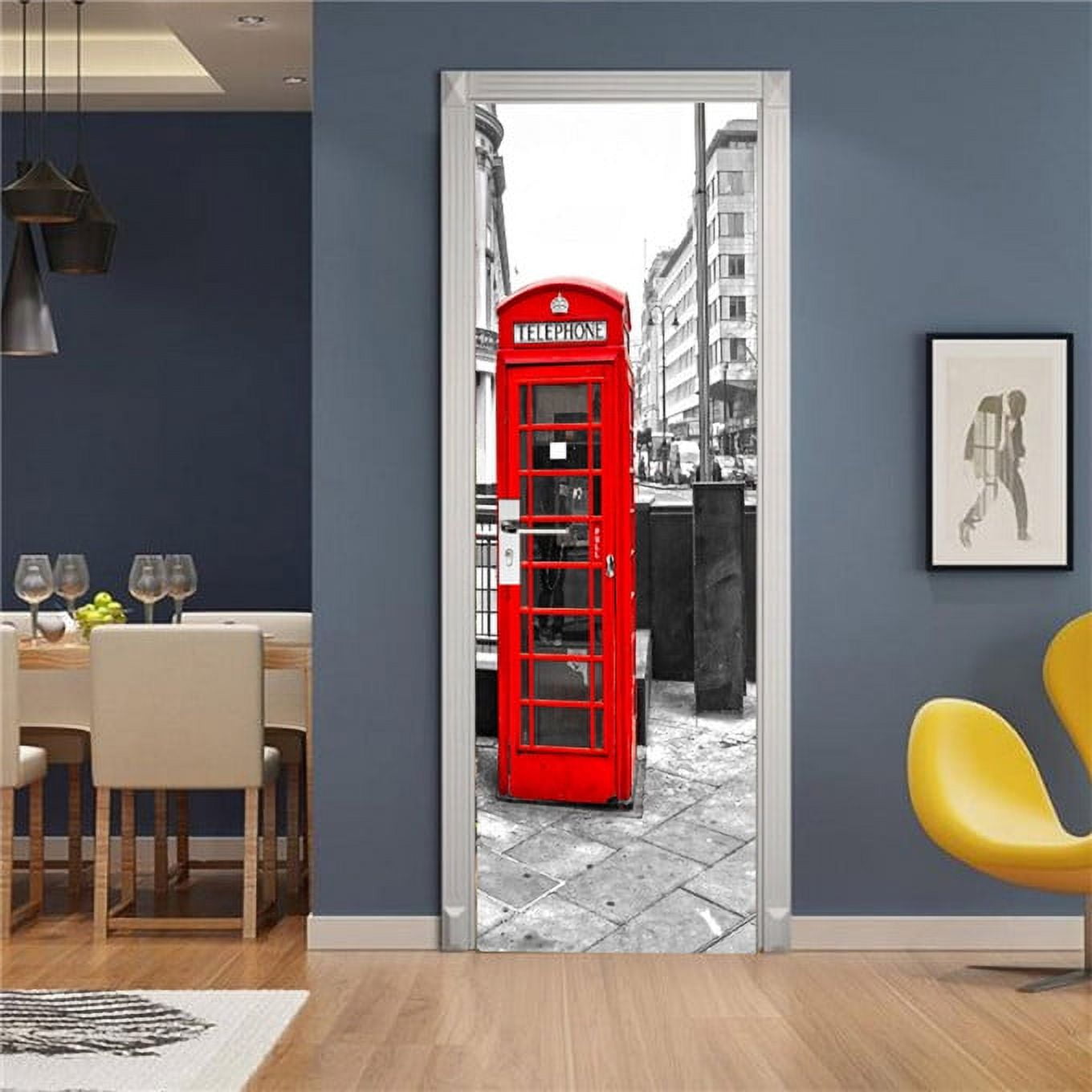 3D London 9 3/4 London Underground Station Door Stickers Vinly ...