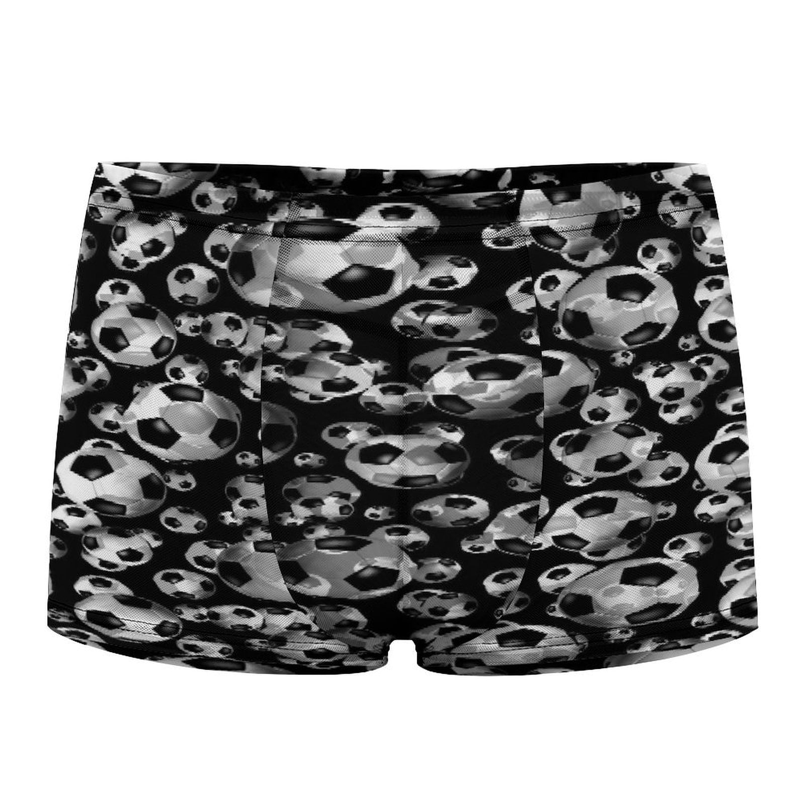 3D Look Soccer Balls Men's Mesh Boxer Briefs Cooling Breathable Sports ...