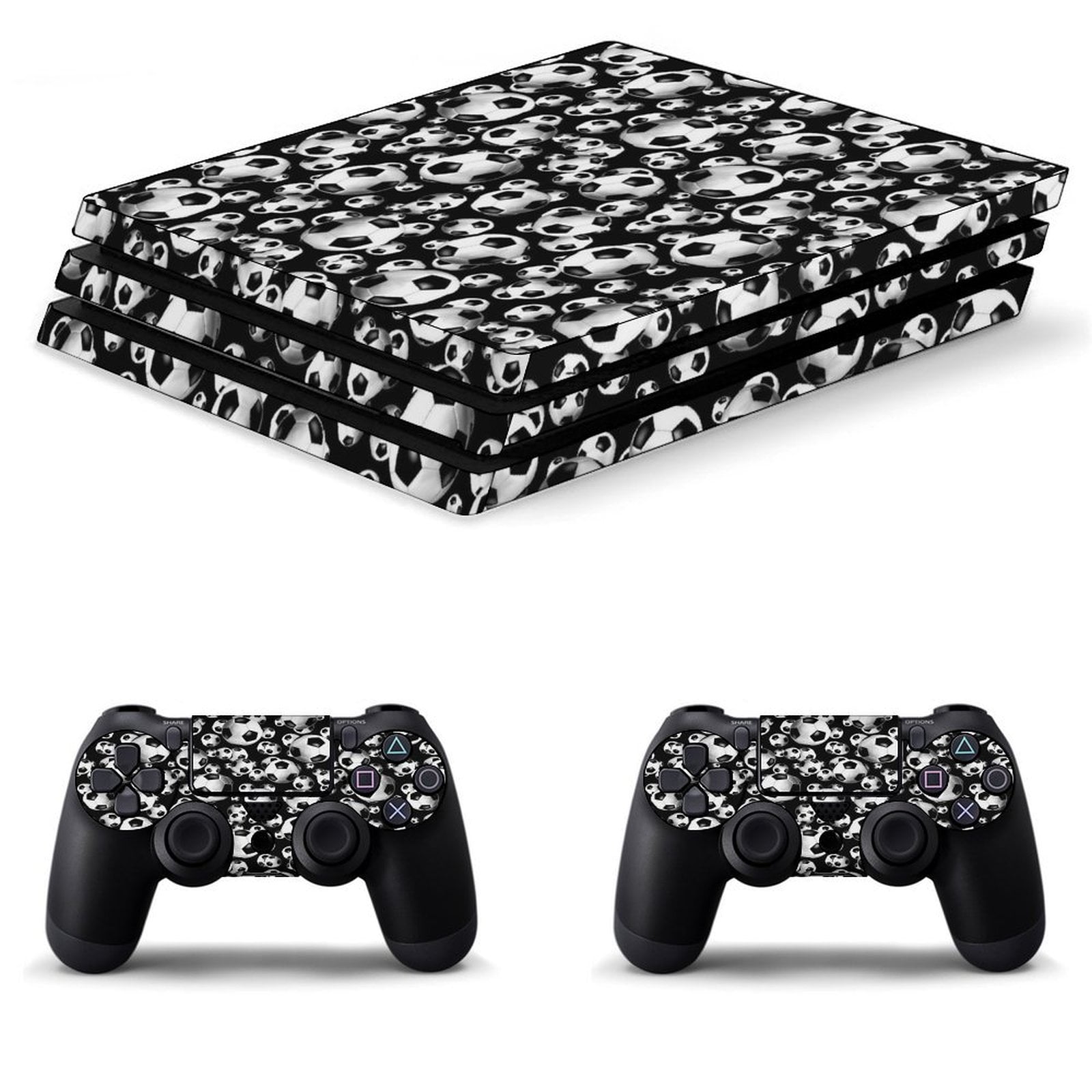 3D Look Soccer Balls PS4/PS4 Pro/PS4 Slim Skin Sticker For Console And ...