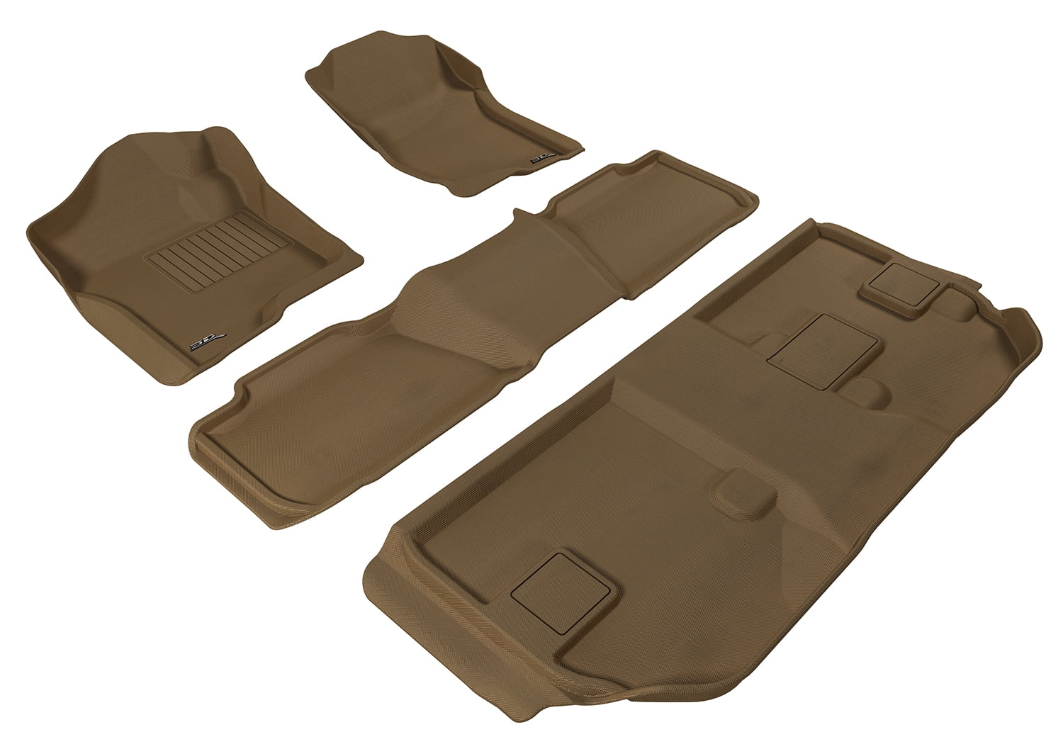 3D MAXpider CHEVROLET SUBURBAN WITH BENCH 2ND ROW 2007-2014 KAGU TAN R1 ...
