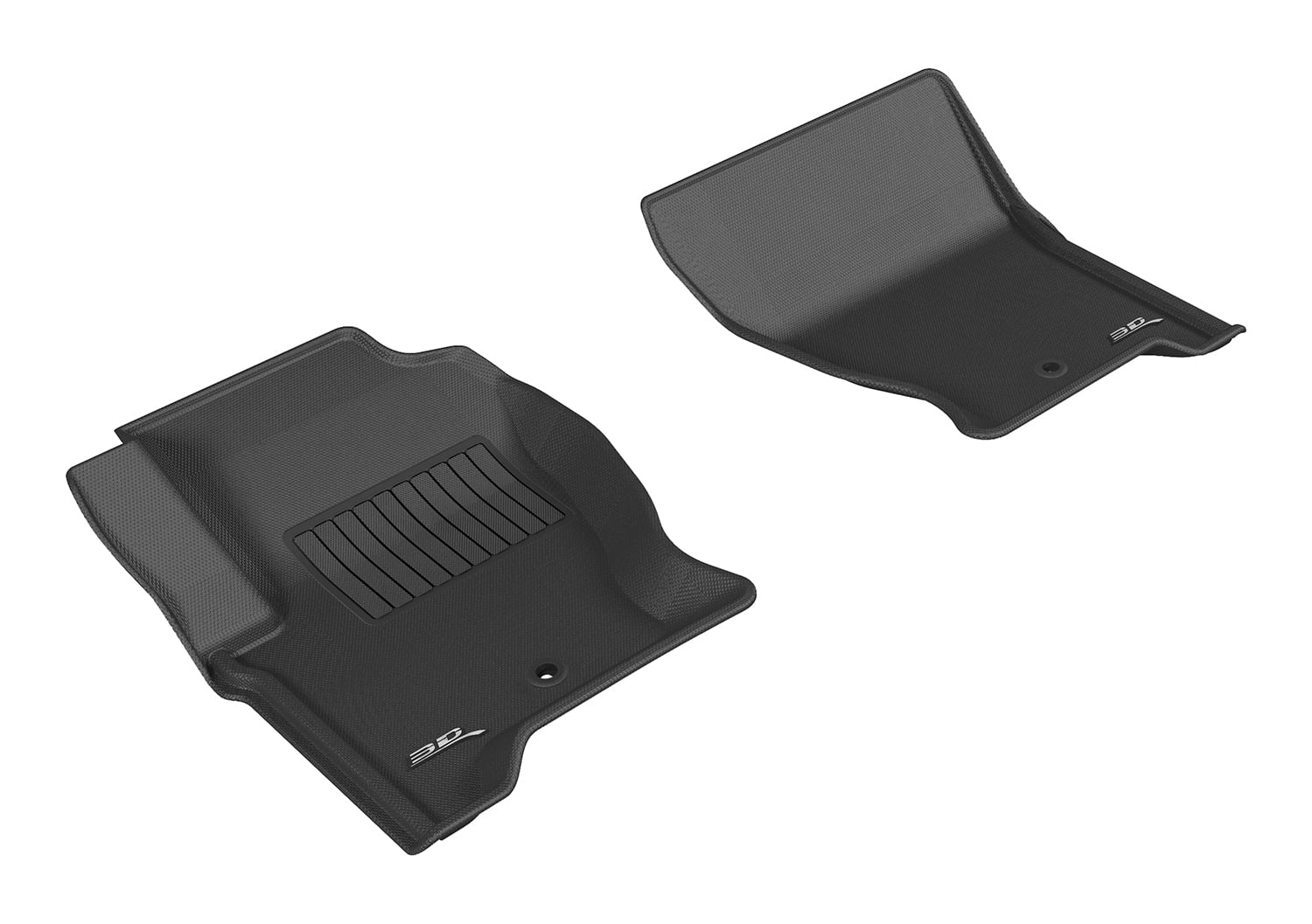 3D MAXpider Custom Fit Kagu Floor Mat (Black) for 2008-2016 Land Rover ...