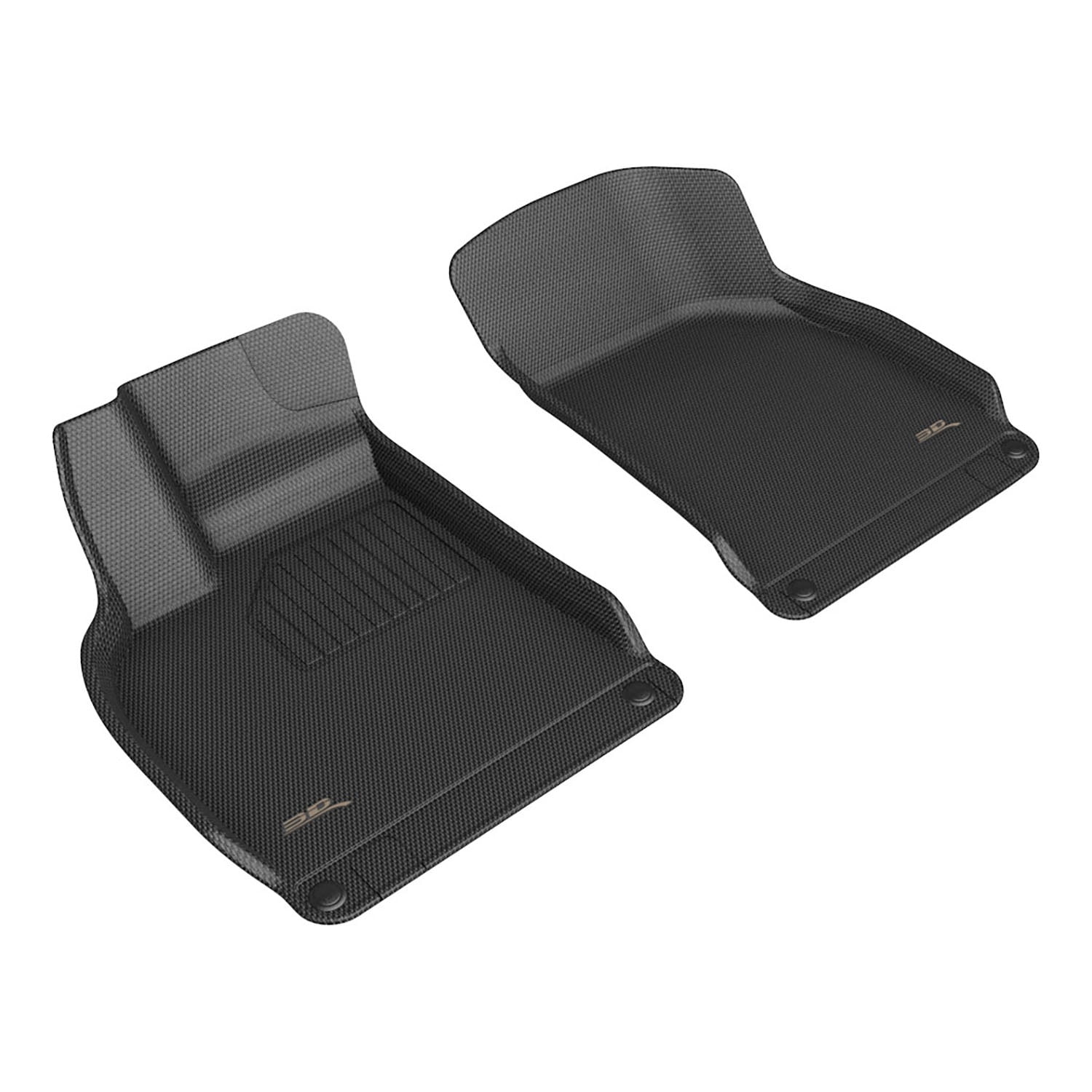 3D MAXpider Custom Fit Kagu Floor Mat (Black) Compatible with Lucid Air ...