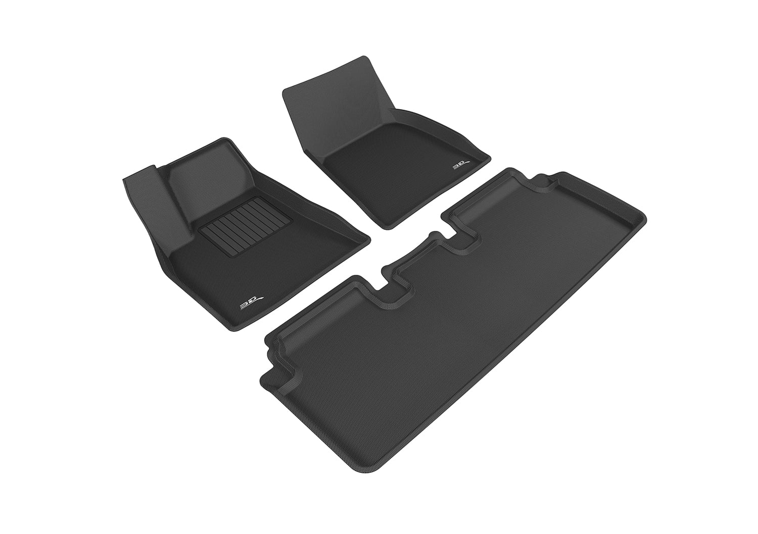 3D MAXpider Custom Fit Kagu Floor Mat (Black) Compatible with Tesla ...