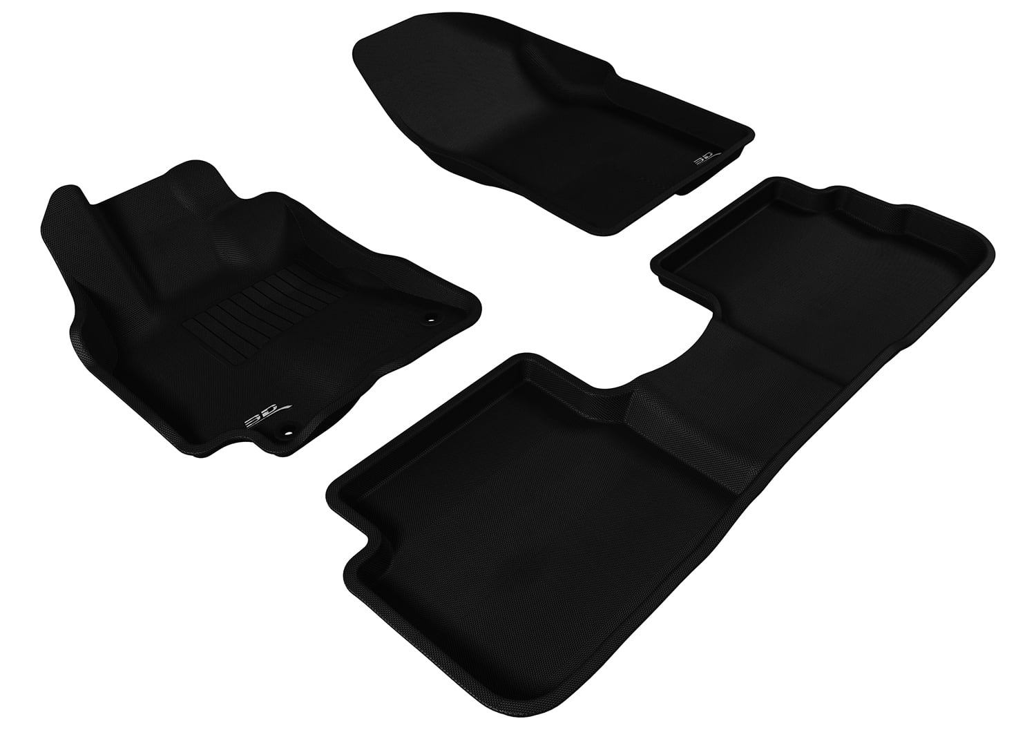 3D MAXpider Complete Set Custom Fit All-Weather Floor Mat for Select ...