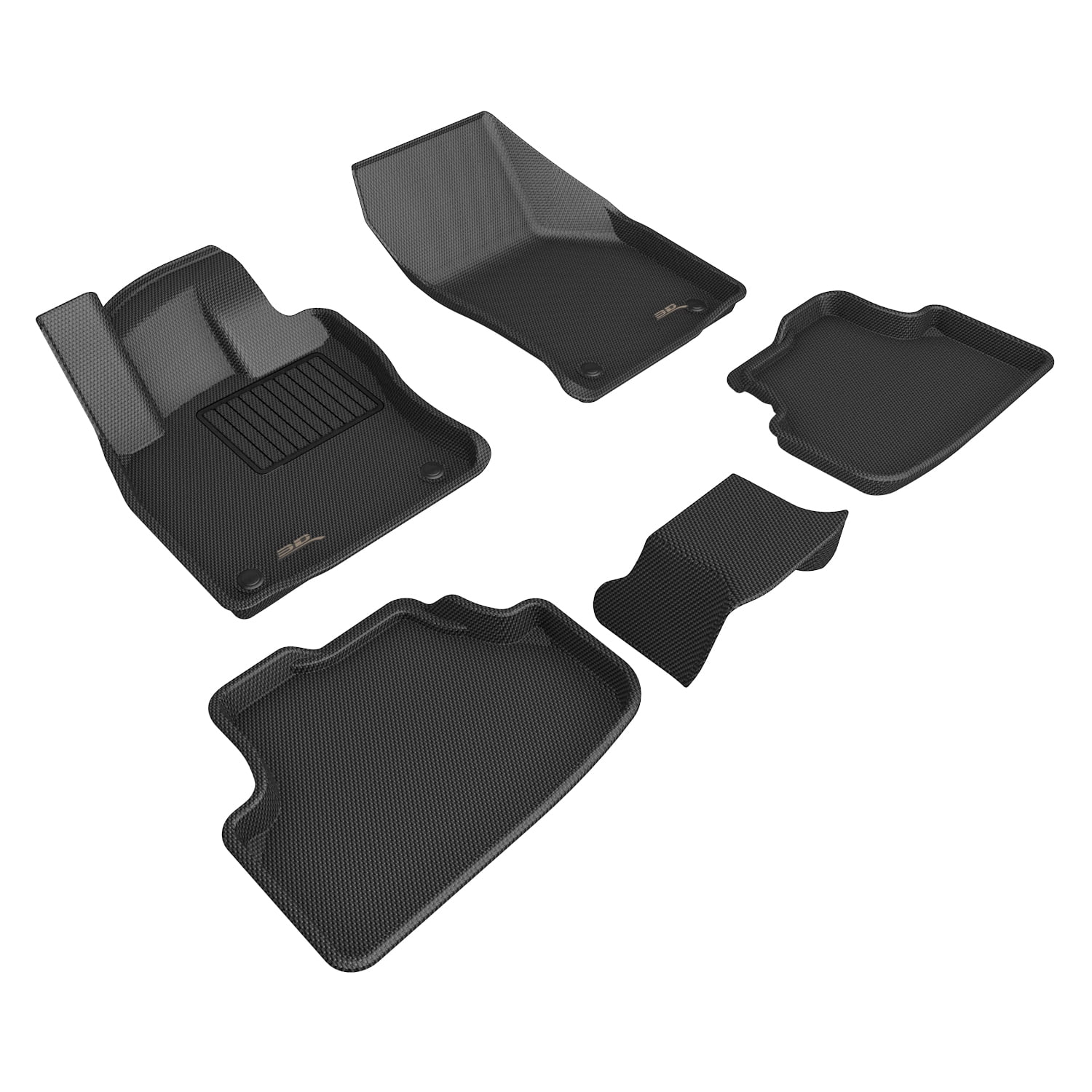 3D MAXpider Custom Fit KAGU Floor Mat (BLACK) Compatible with ...