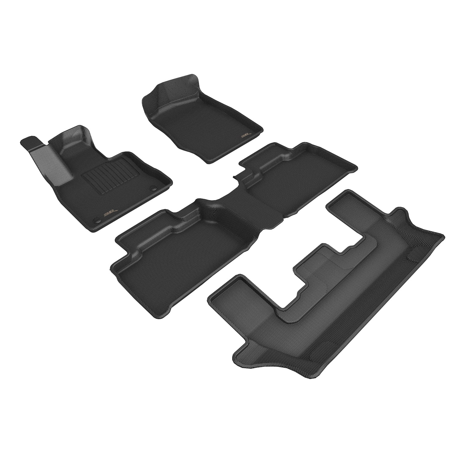 3D MAXpider Kagu Floor Liner (Black) Compatible with Ford Explorer 2021 ...