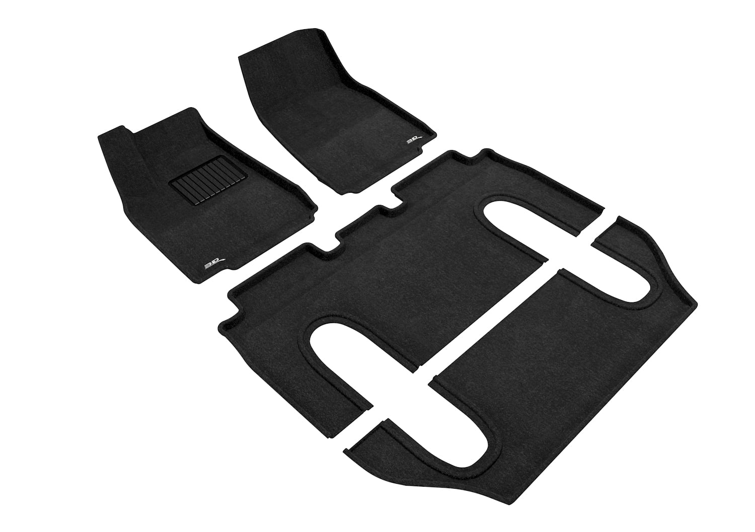 3D MAXpider Custom Fit Elegant Floor Mat (Black) for 2016-2021 Tesla ...