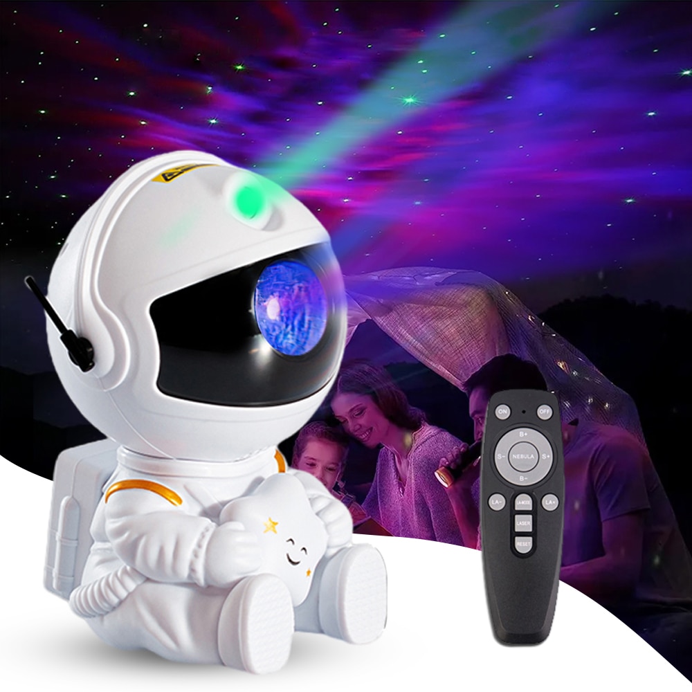 3D Magic Astronaut Star Projector, Galaxy Projector Starry Night Light ...