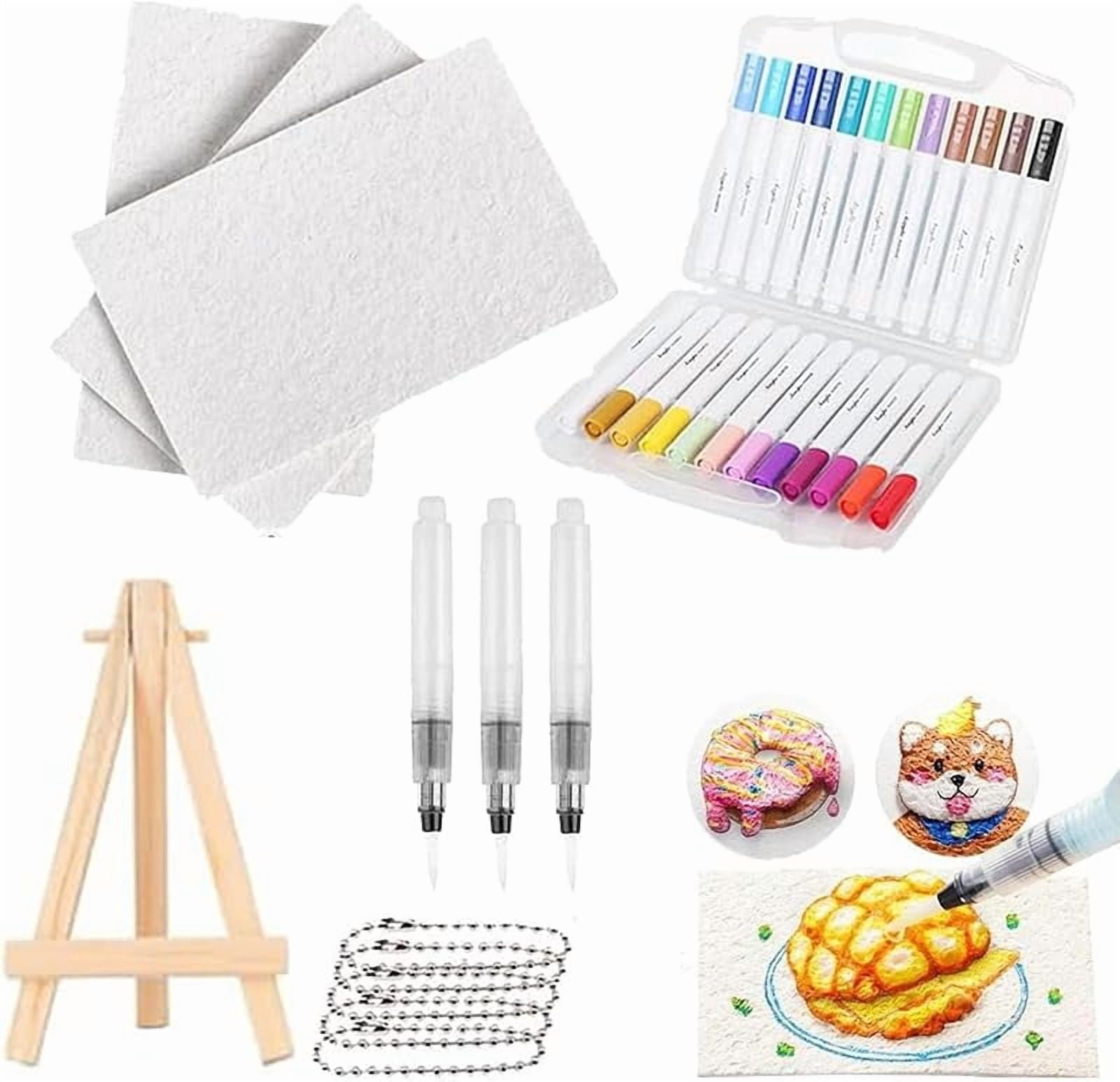 3D Magic Foam Texture Painting Kit 48PCS, Square/Circle/Heart DIY Foam ...