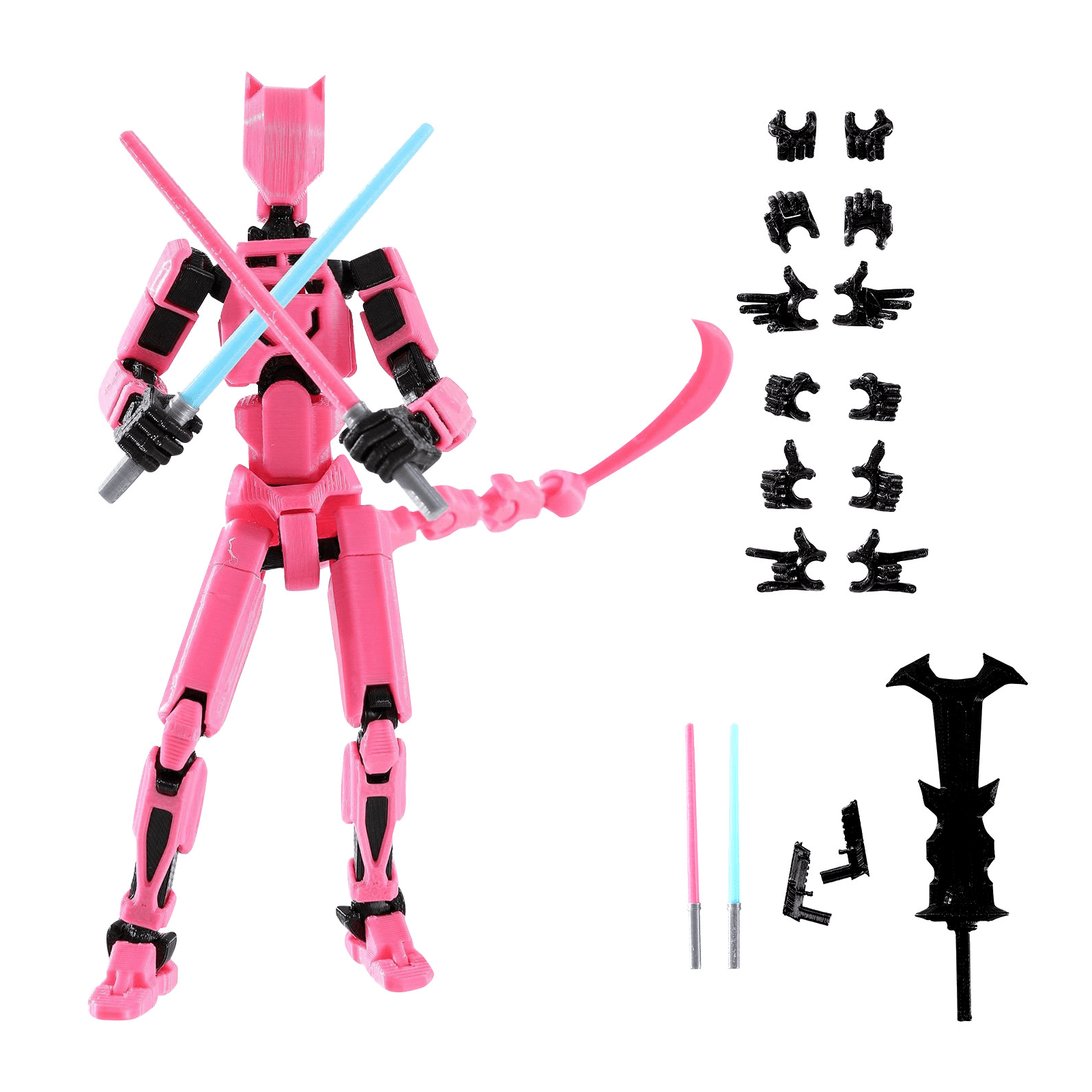 3D Magnetic Action Figure Set Multi Jointed Action Figures Multi ...