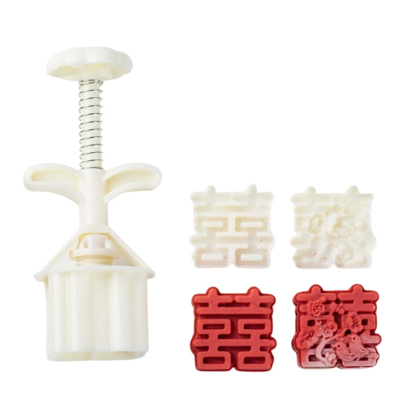 3D Magpie Pattern Moon Cake Molds MidAutumn Festival Moon Cake Maker ...