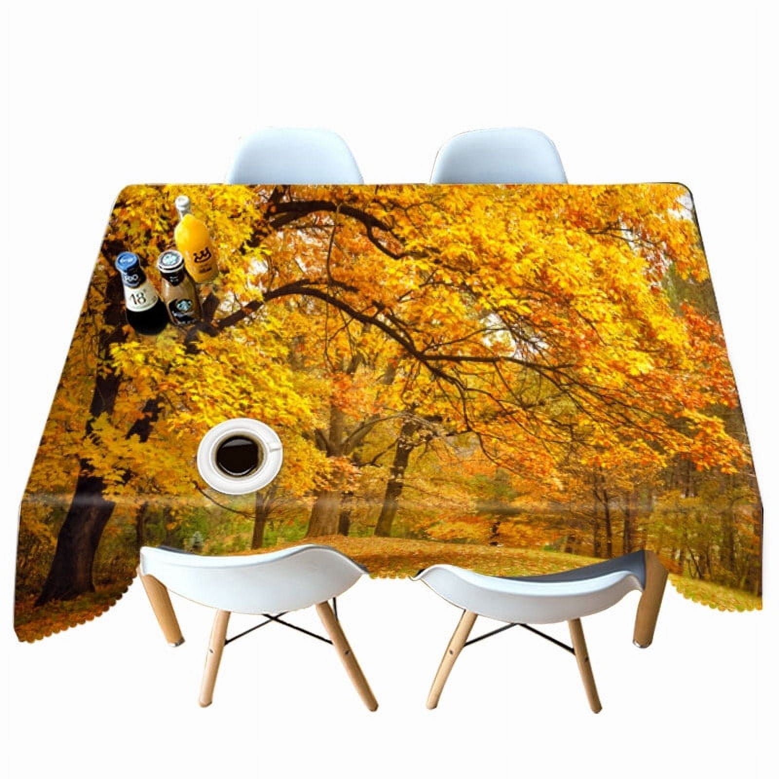3D Mangrove Forest Tree Landscape Pattern Tablecloth Rectangular Table ...