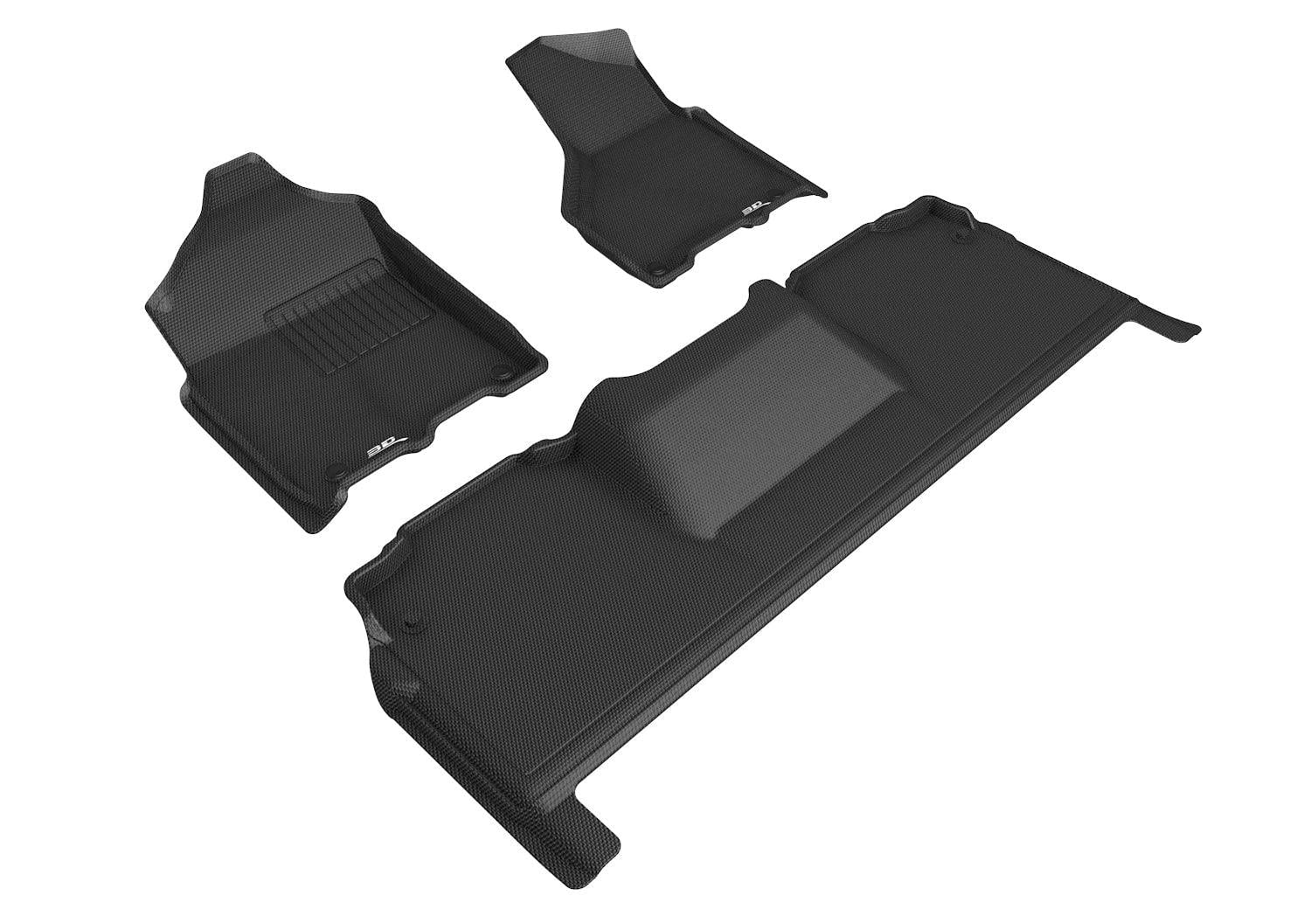 3D Maxpider 2019-2024 Fits Dodge Ram 2500 Mega Cab Kagu Black 1st Row ...