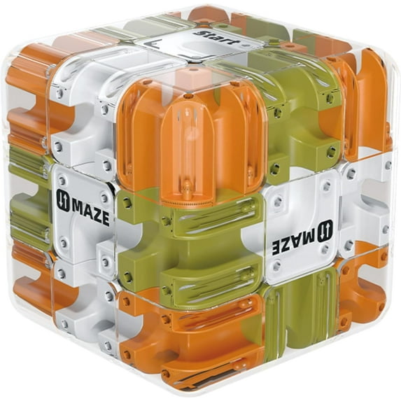 3D Maze Cube Puzzle, 2-in-1 Twist & Roll Brain Teaser Toys, Mind Teaser ...