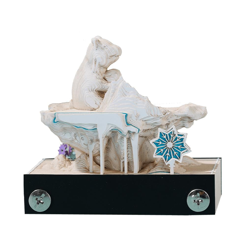 3D Memo Pad Art Sticky Notes, Notepad 3D Paper Card Craft Character ...