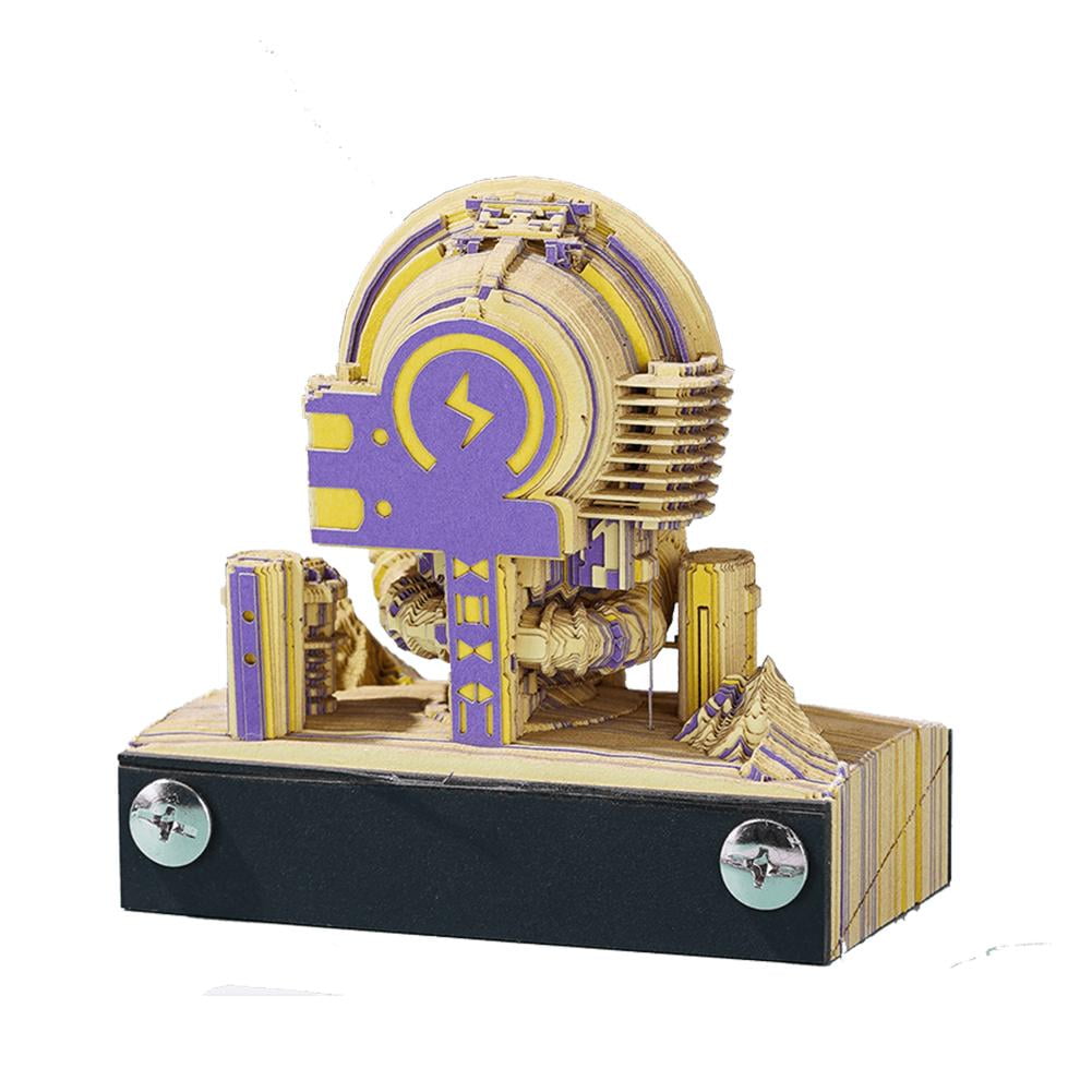 3D Memo Pad Art Sticky Notes, Notepad 3D Paper Card Craft Character ...