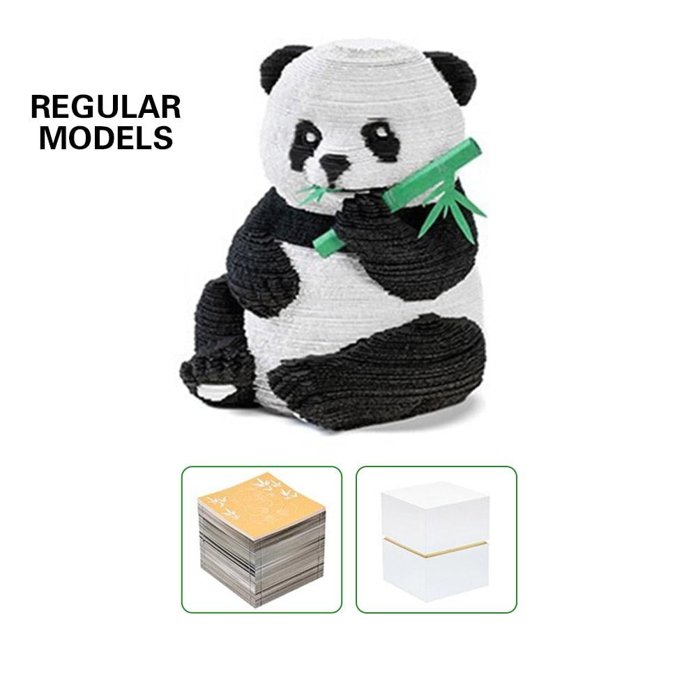 3D Memo Pad Calendar, Panda 3D Art Sticky Notes Tear Away with Pen ...