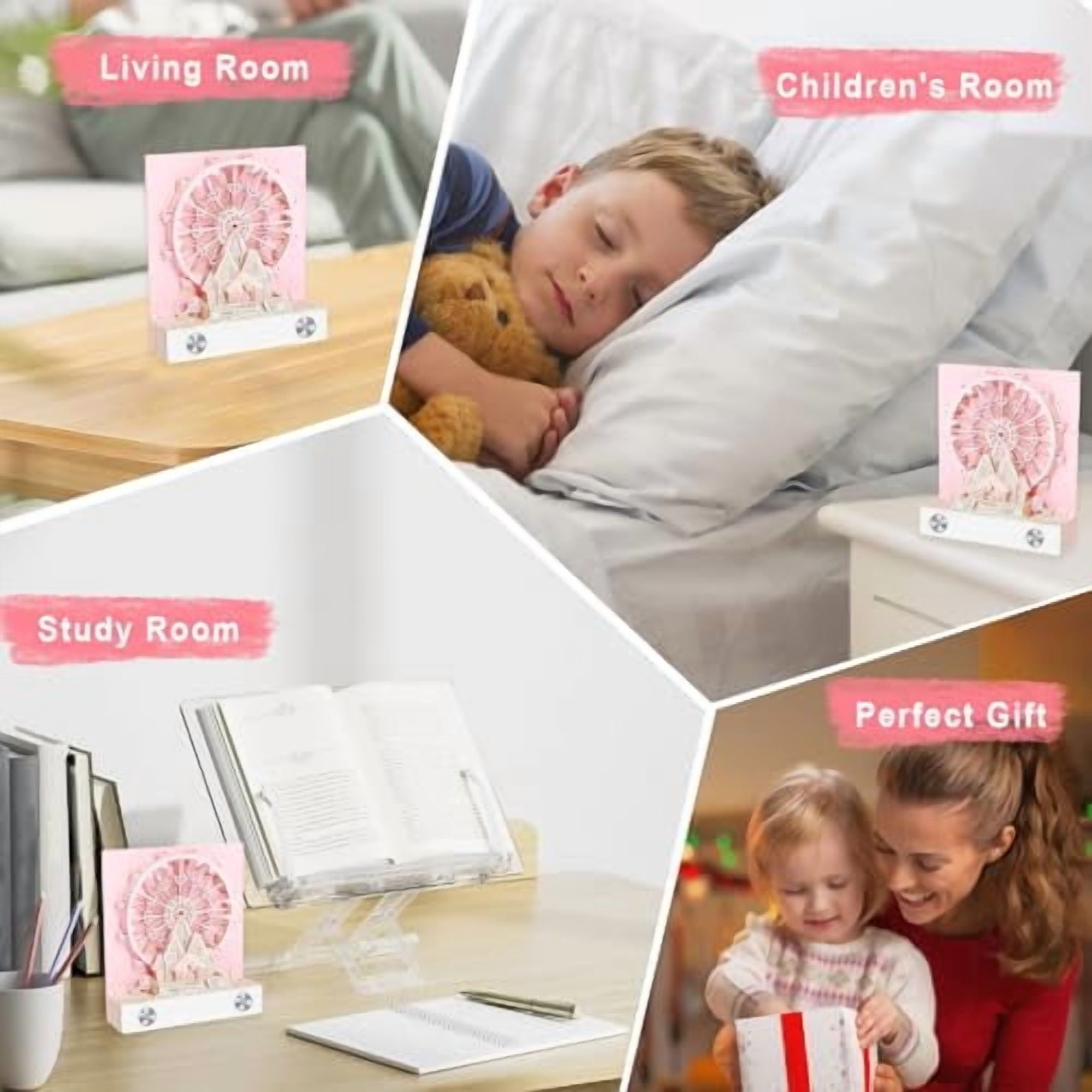 3D Memo Pad, Creative 3D Desk Paper Sculpture Notes Pad, DIY 3D Sticky ...