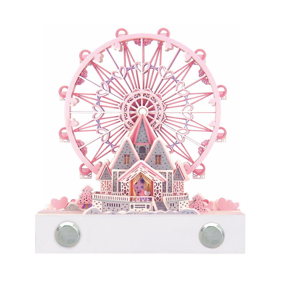 3D Memo Pad Ferris Wheel Sticky Notes DIY Three-Dimensional Paper ...