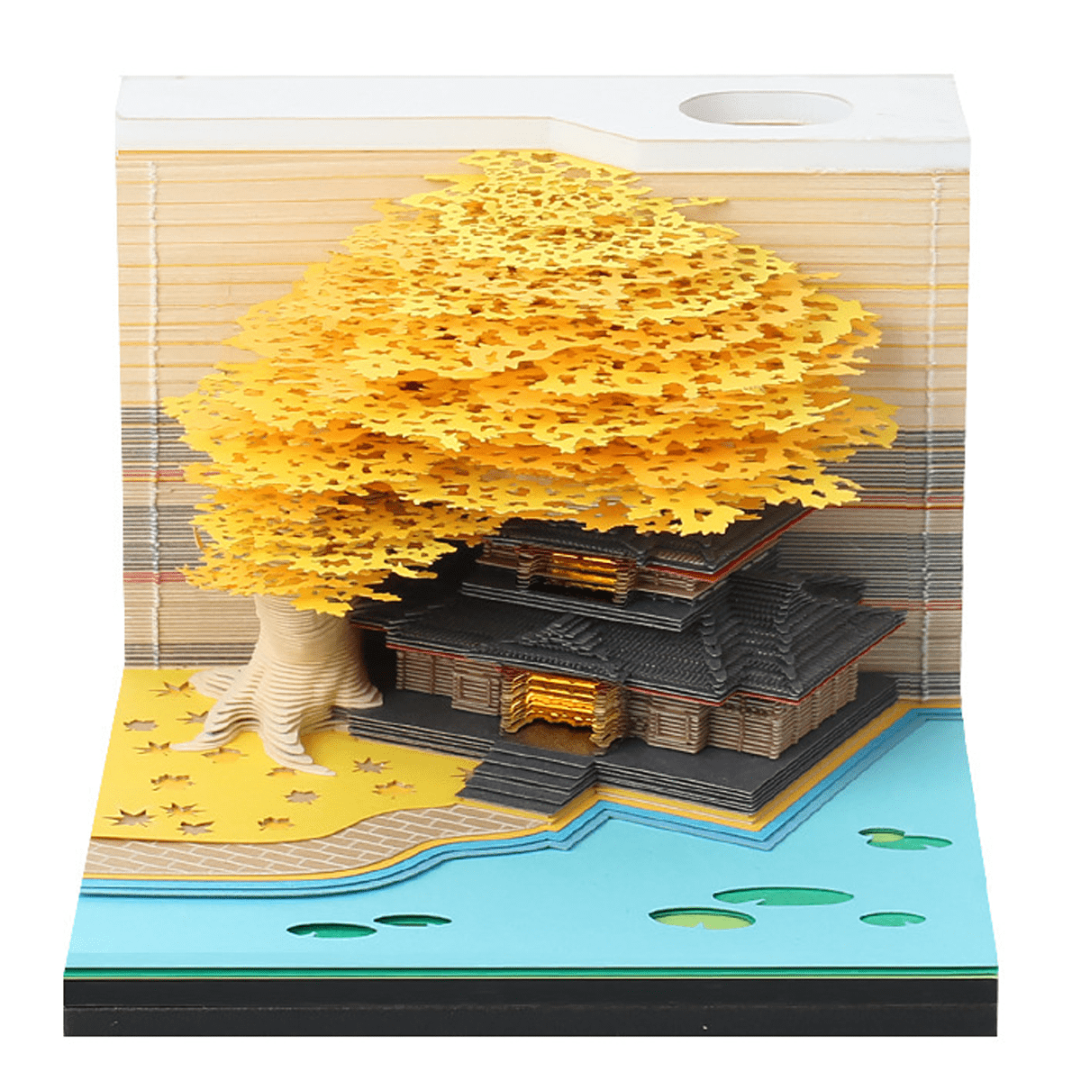3D Memo Pad Paper Carving Art 3D Sticky Notes Convenience Post Notes ...