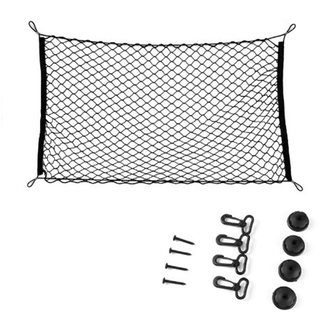 3D Mesh Car Cargo Organizers For Road Travel SUV Trunk Storage Car ...