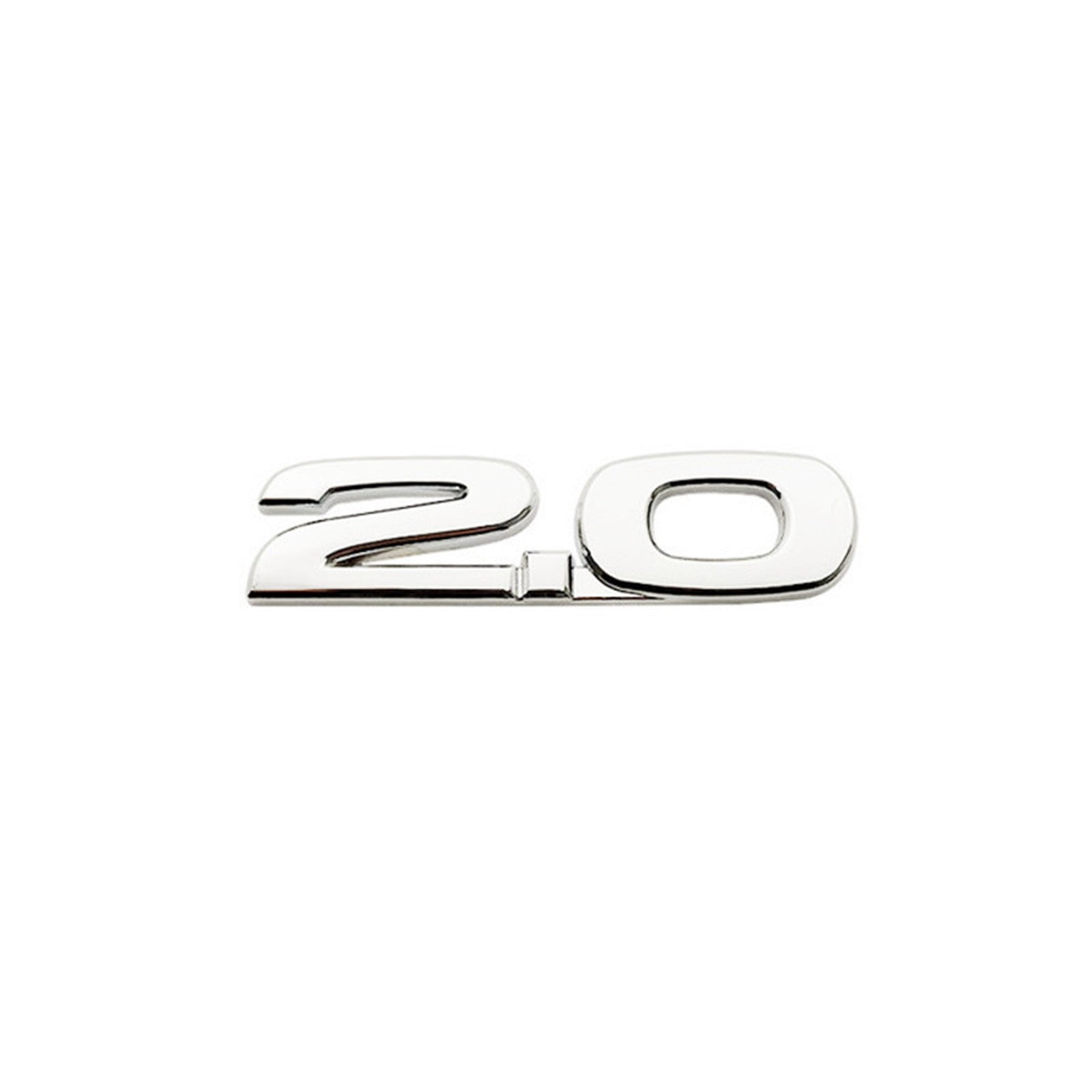 3D Metal 2.0 2.5 Logo Letters Car Emblem Trunk Badge Fit For Mazda 3 GT ...
