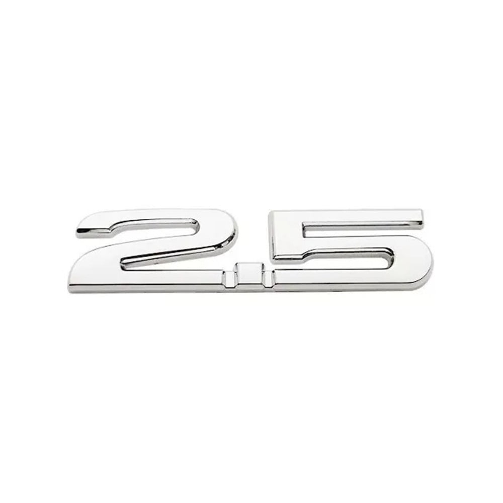 3D Metal 2.0 2.5 Logo Letters Car Fender Emblem Trunk Badge For Mazda 3 ...