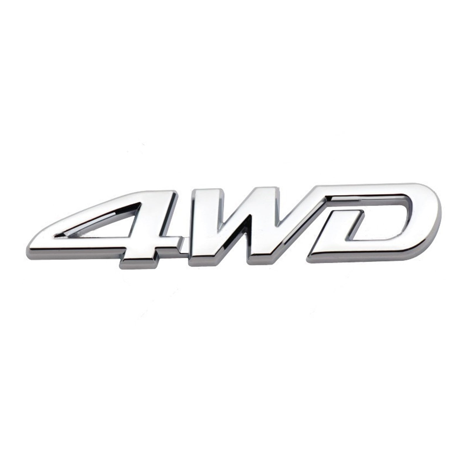 3D Metal 4WD Logo Car Rear Trunk Side Emblem Badge Stickers Decals Fit ...