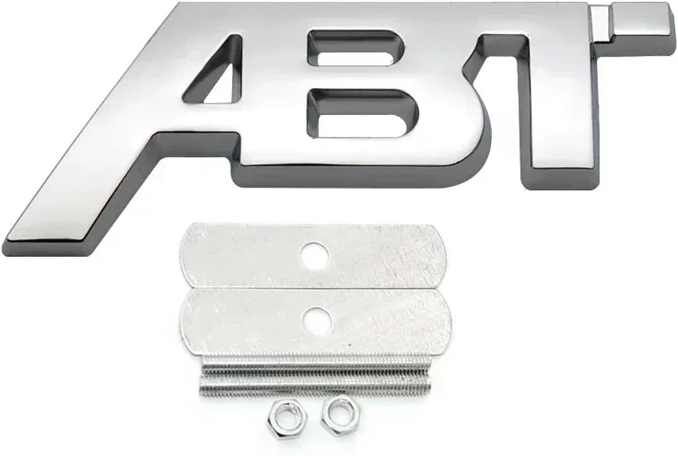 3D Metal ABT Logo Letter Sticker for Car Radiator Grille,Suitable for ...