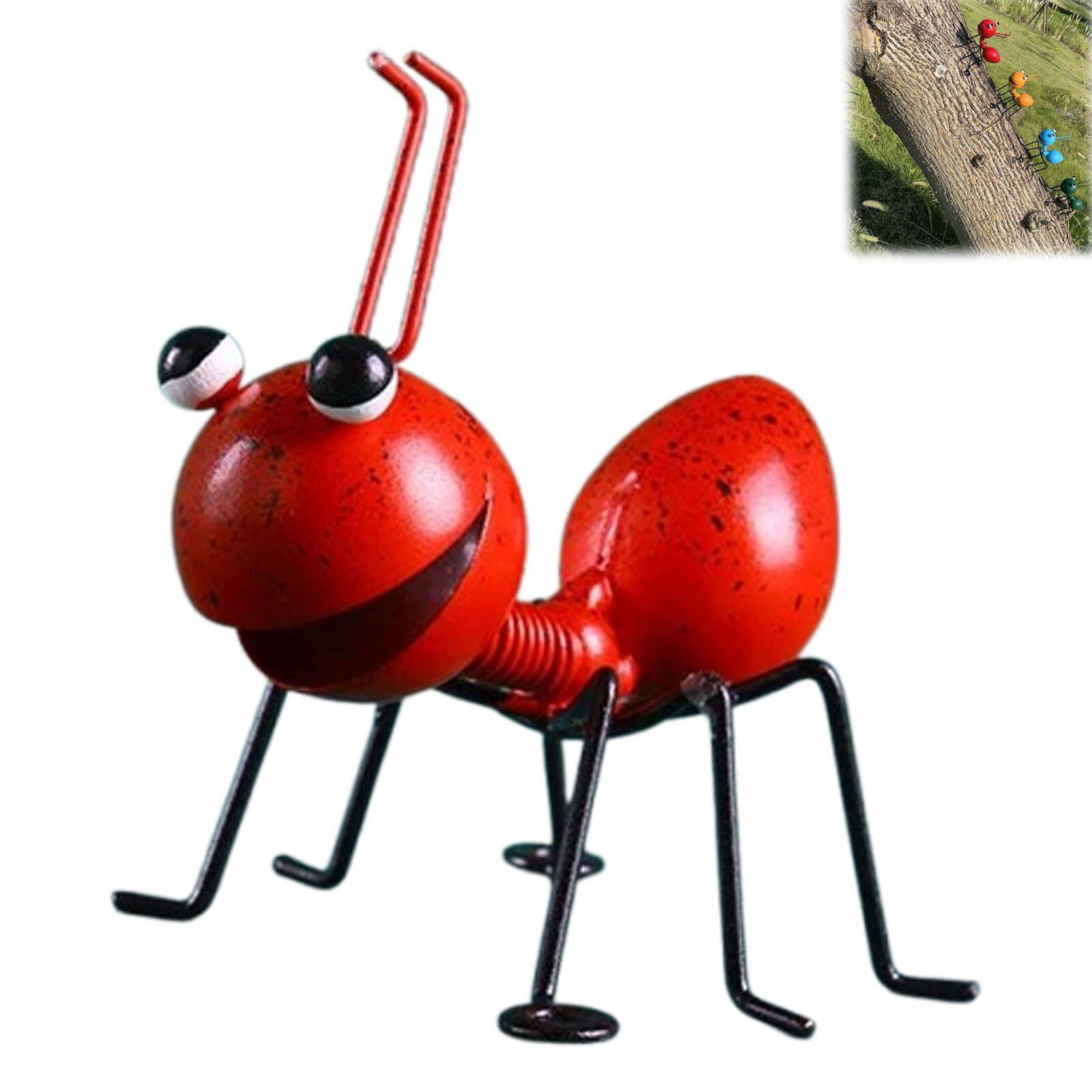 3D Metal Ant Wall Sculptures Cute Outdoor Ant Decorations for Garden ...