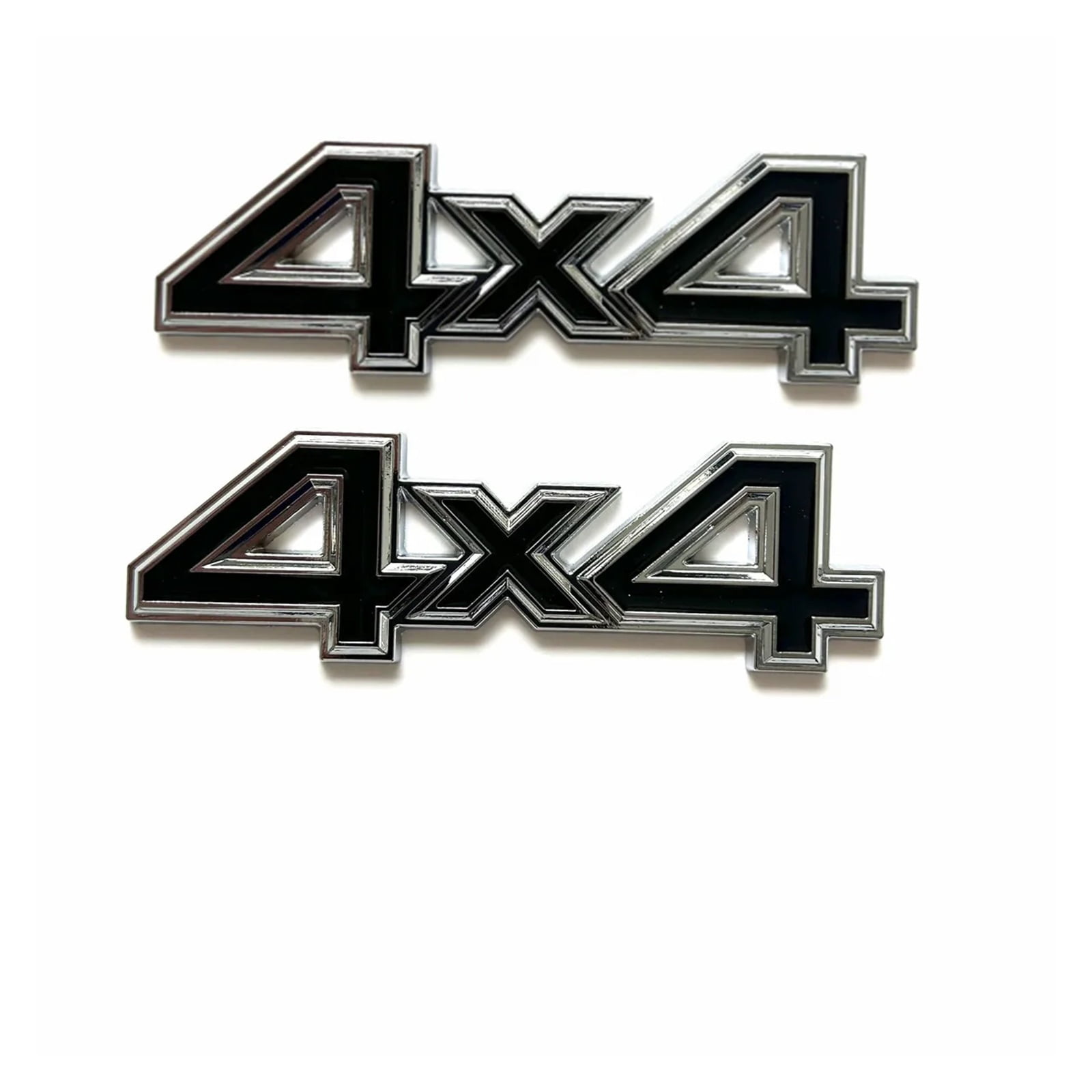 3D Metal Black Silver Red Logo 4X4 Emblem Car Badge Trunk Decal ...