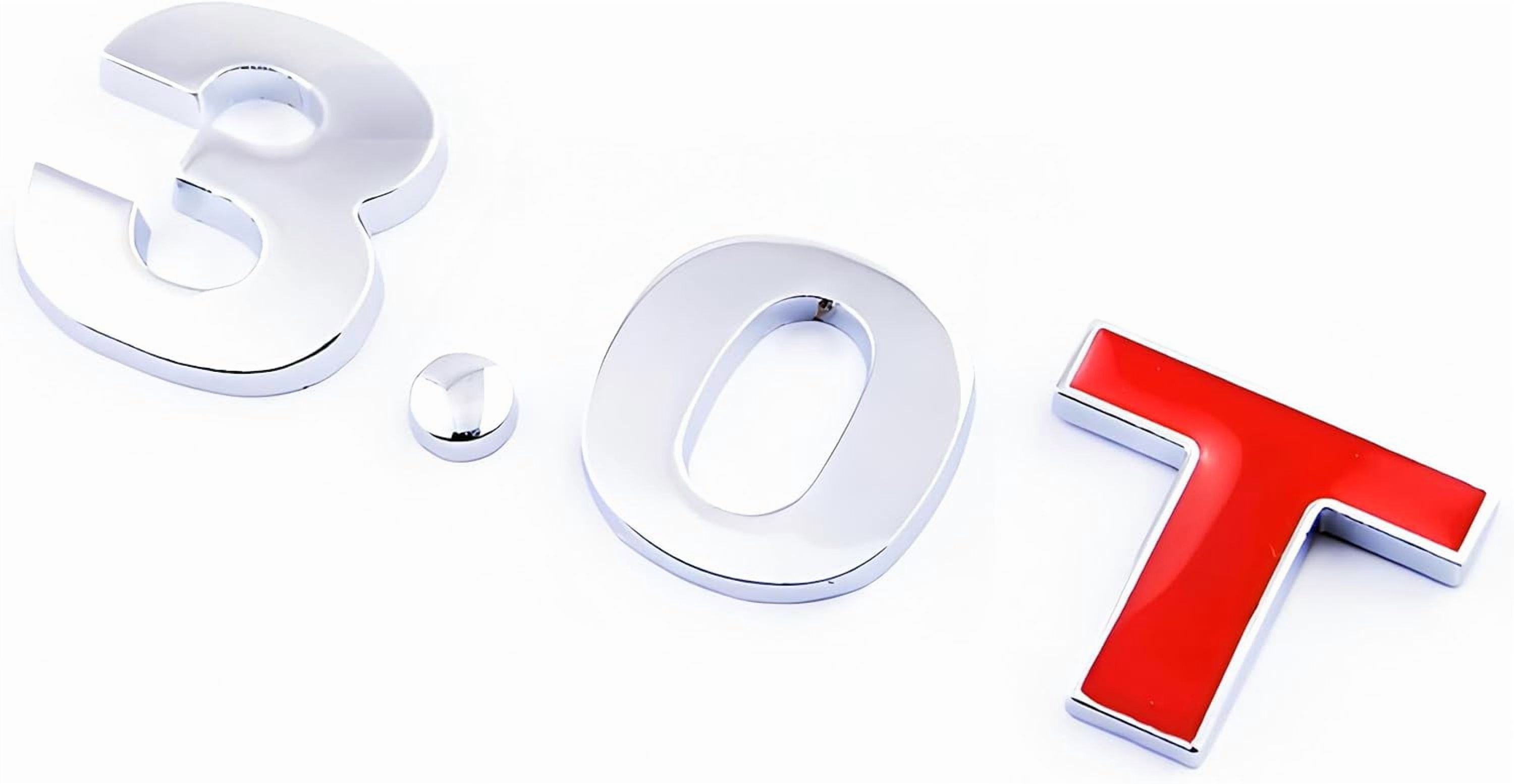 3D Metal Car Displacement Trunk Logo Badge Stickers - Multiple ...