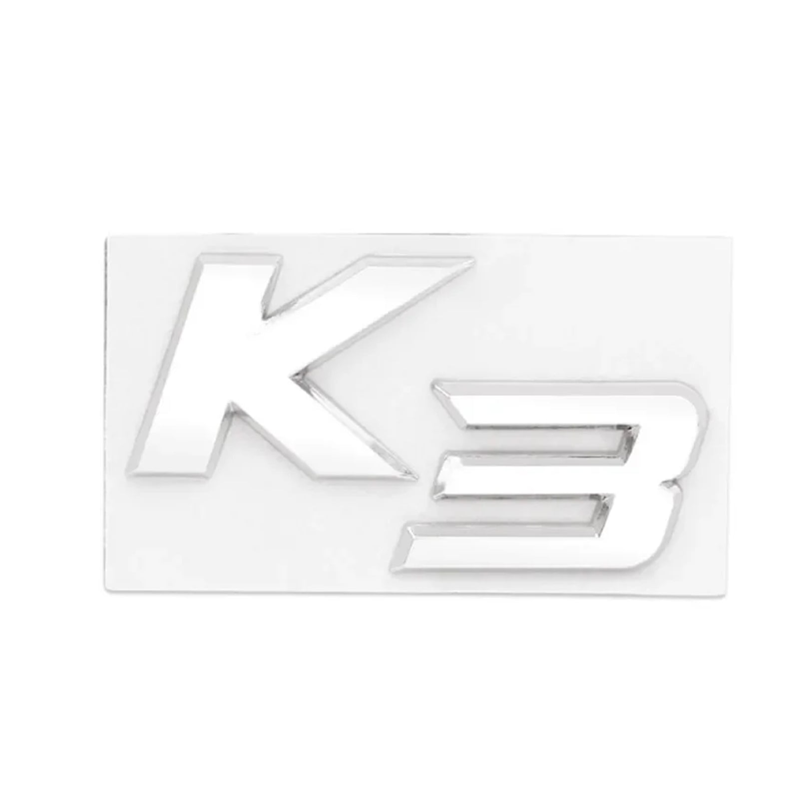 3D Metal Chrome Black K2 K3 K4 K5 KX7 Letters Logo Rear Boot Trunk ...