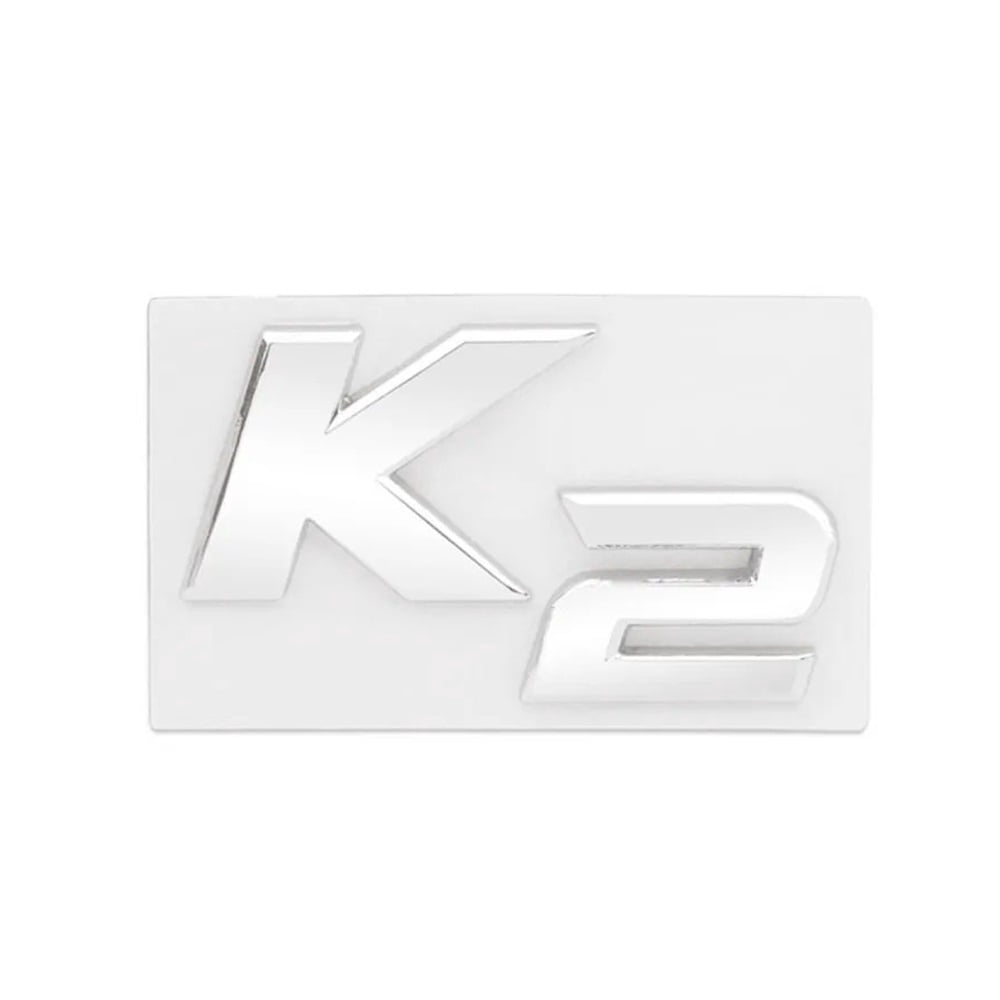 3D Metal Chrome Black K2 K3 K4 K5 KX7 Letters Logo Rear Boot Trunk ...