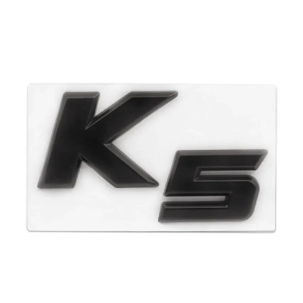 3D Metal Chrome Black K2 K3 K4 K5 KX7 Letters Logo Rear Boot Trunk Emblem Badge Sticker For Kia ...