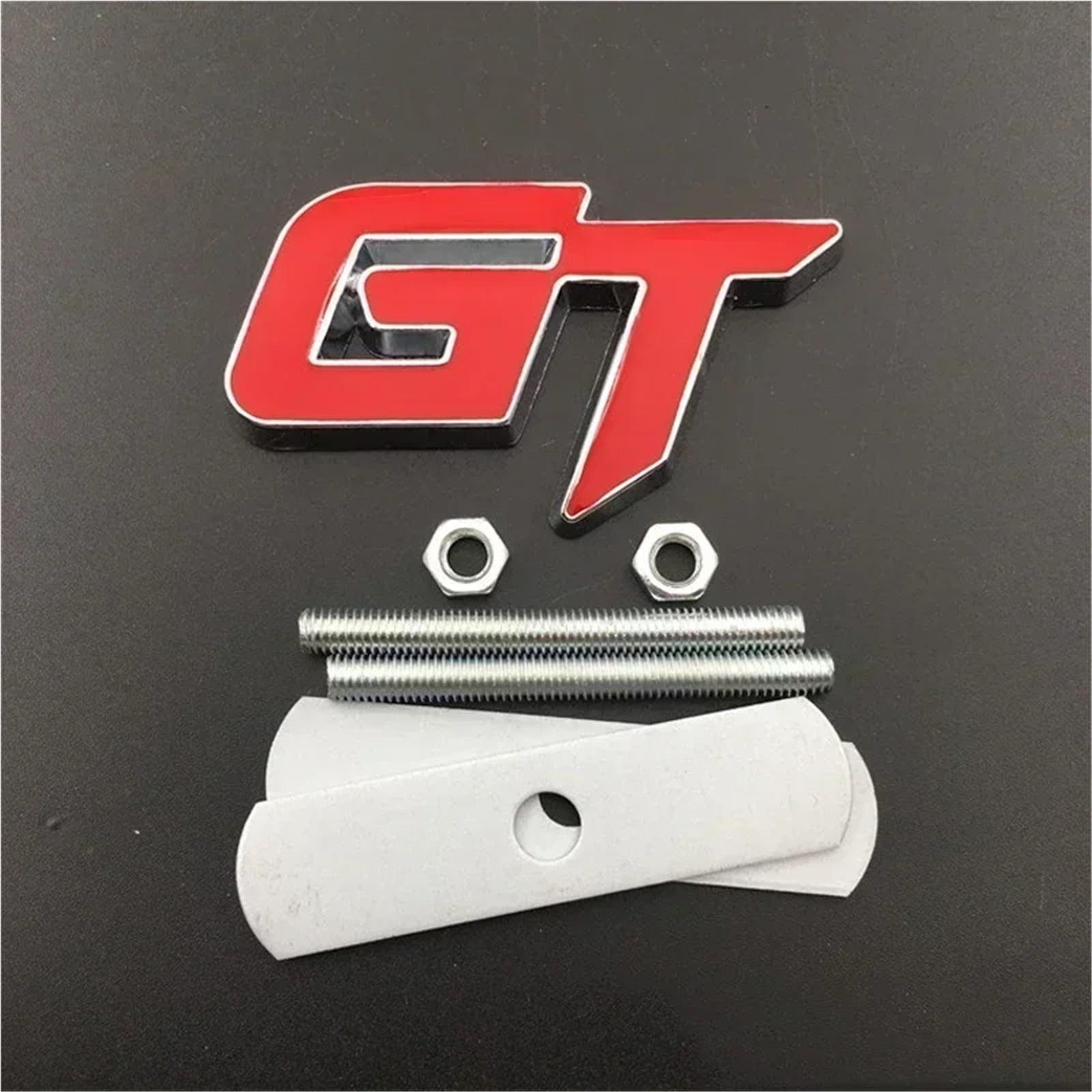 3D Metal GT Logo Letters Car Front Grill Rear Trunk Emblem Badge ...