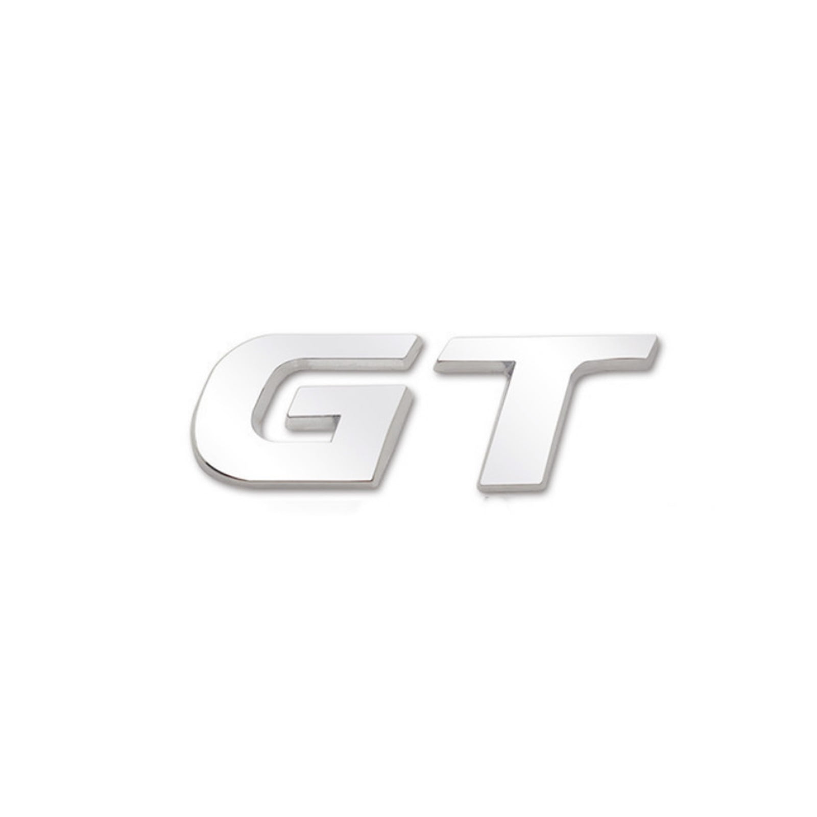 3D Metal GT Logo Rear Trunk Badge Body Adhesive Emblem Sticker Fit For ...