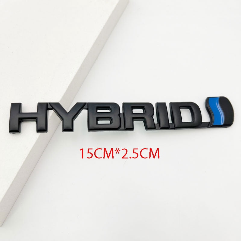 3D Metal HYBRID Car Rear Bumper Trunk Letter Badge Front Door Side ...