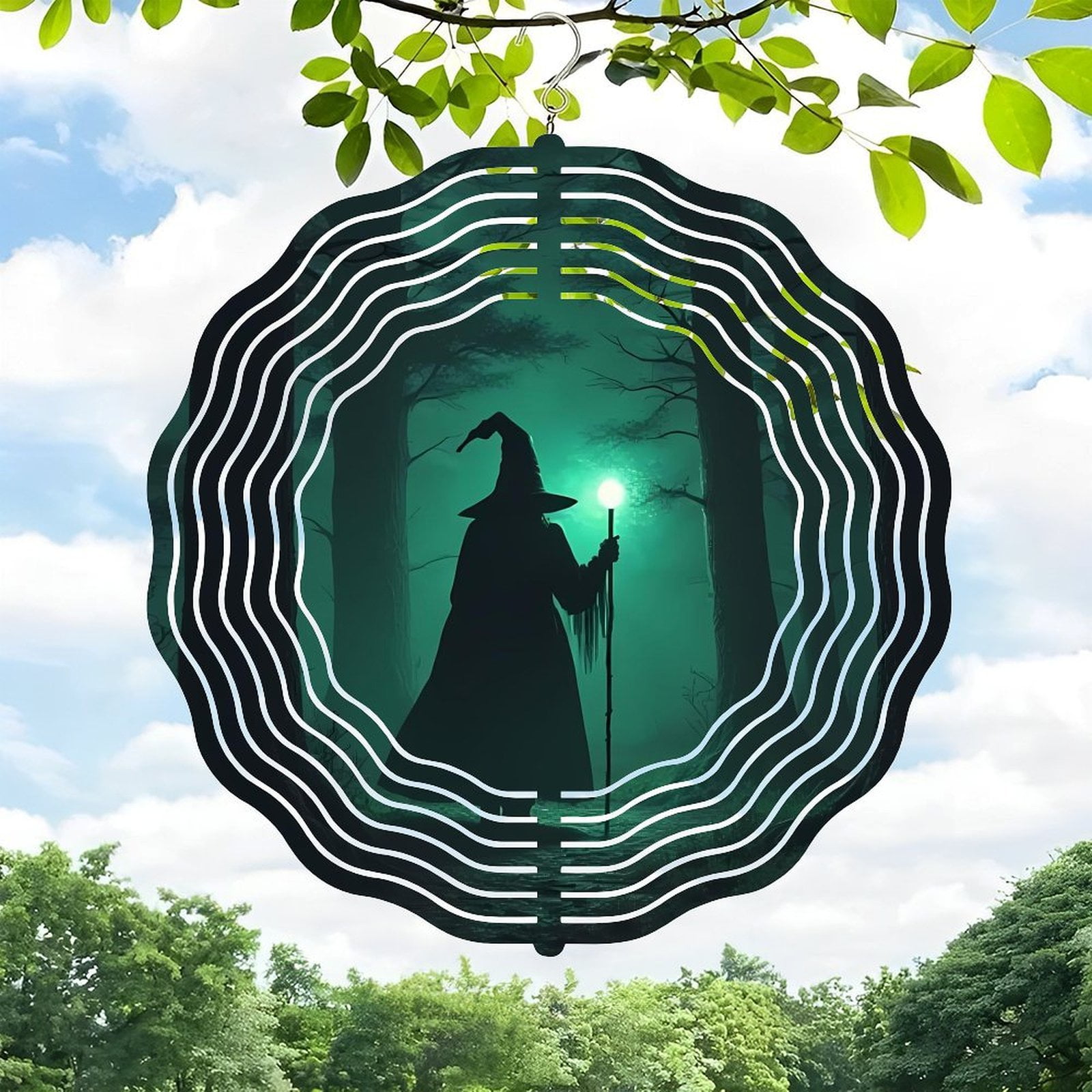3D Metal Hanging Wind Spinners - Magical Design for Yard & Garden Decor ...