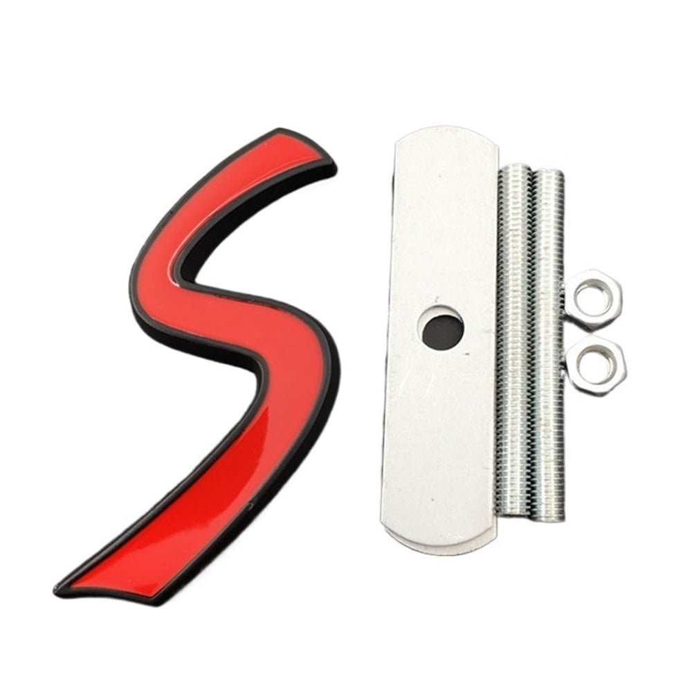 3D Metal Letters Car Front Grille Badge Sticker S Emblem Logo For Car S ...