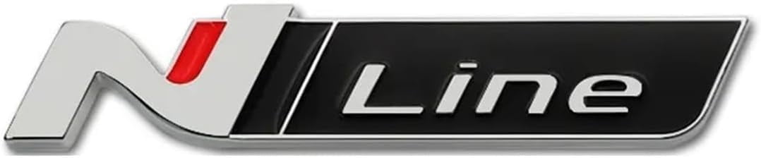 3D Metal Logo N Line Badge Car Front Grille Badge Trunk Sticker for ...